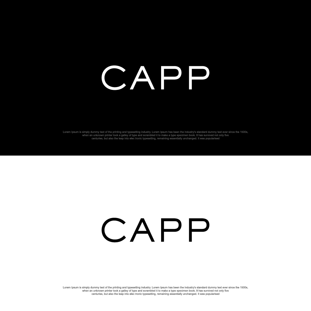 Modern, Elegant, Clothing Logo Design for CAPP by sushsharma99 | Design ...