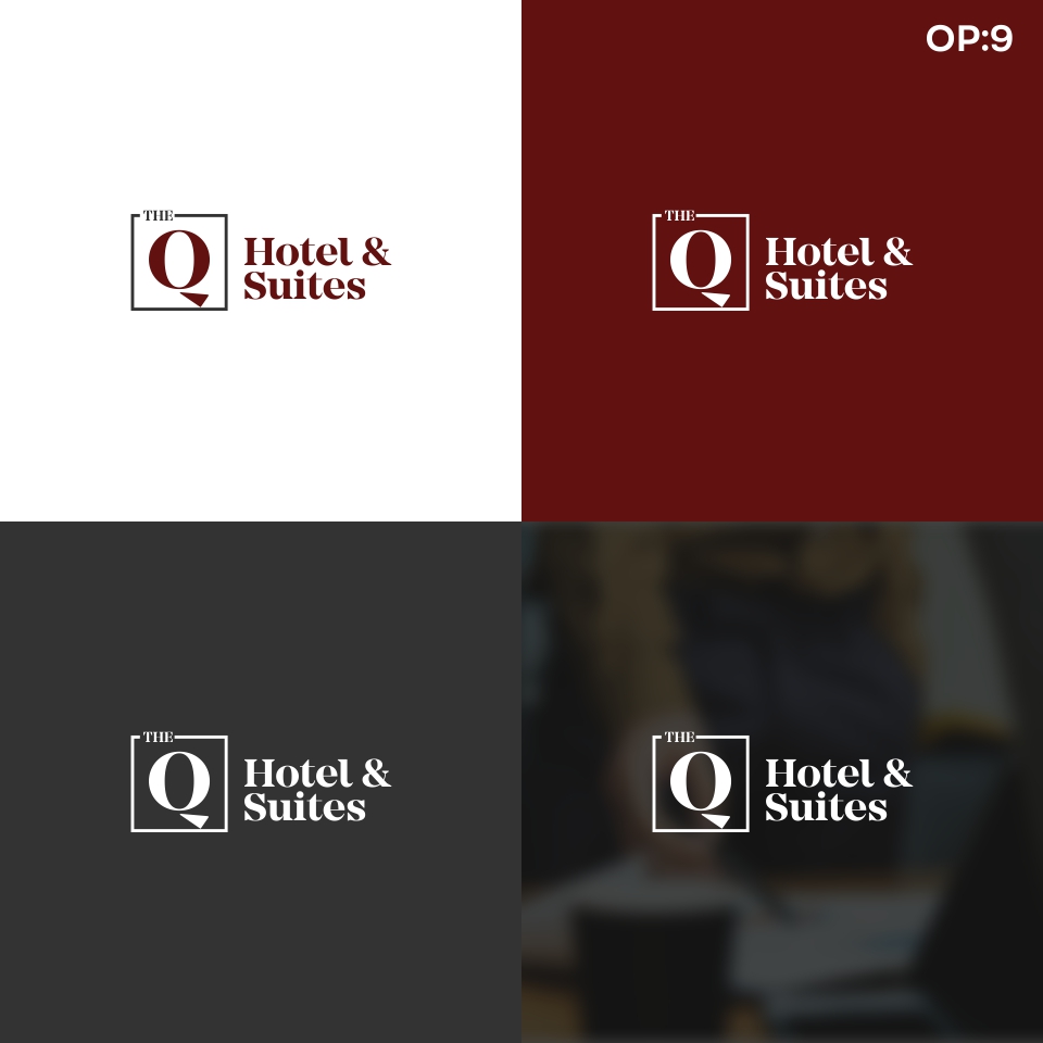 Logo Design for The Q Hotel & Suites by Jenny | Design #20597498