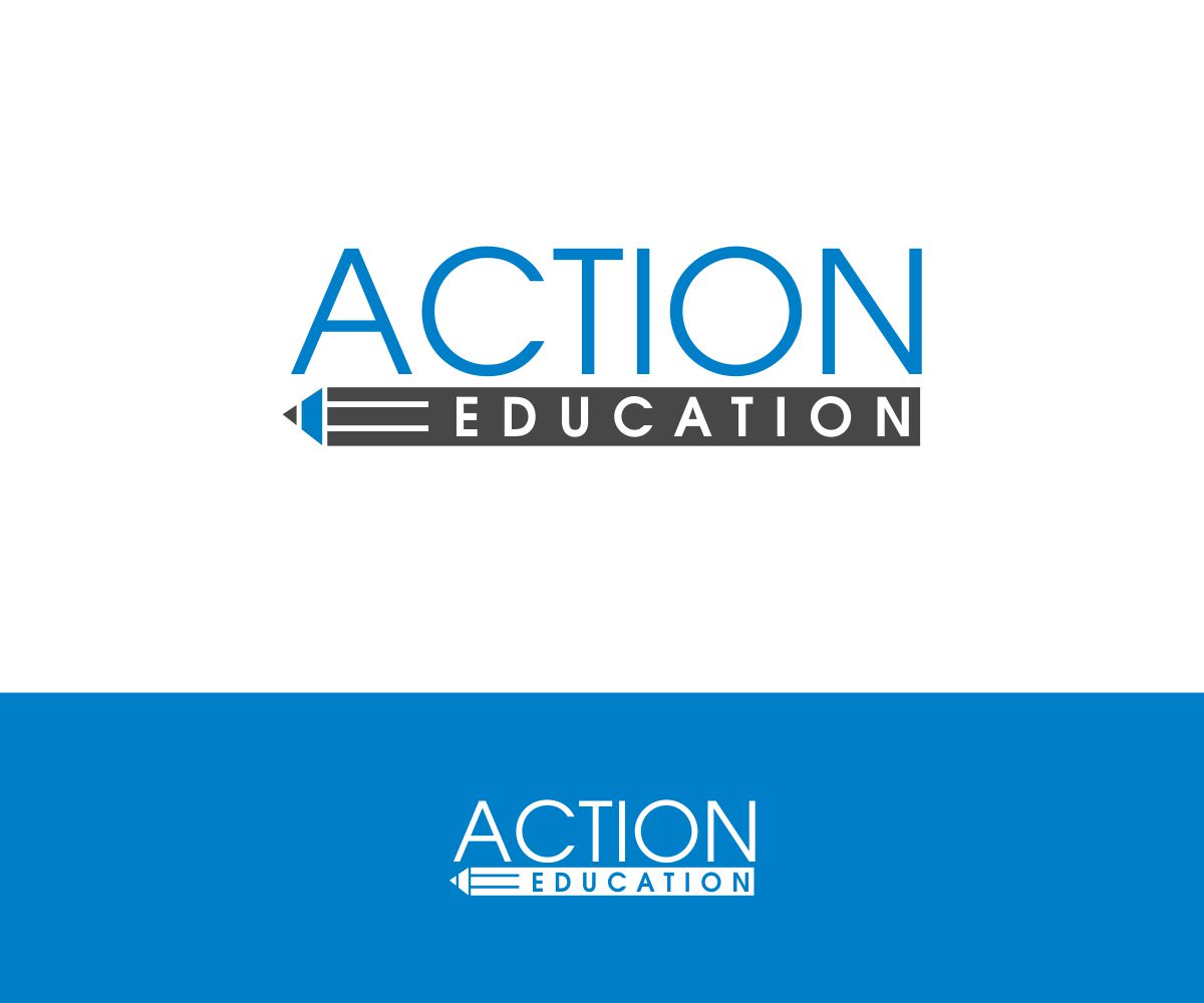 Modern, Playful, Entertainment Logo Design for "Action Education" by ...