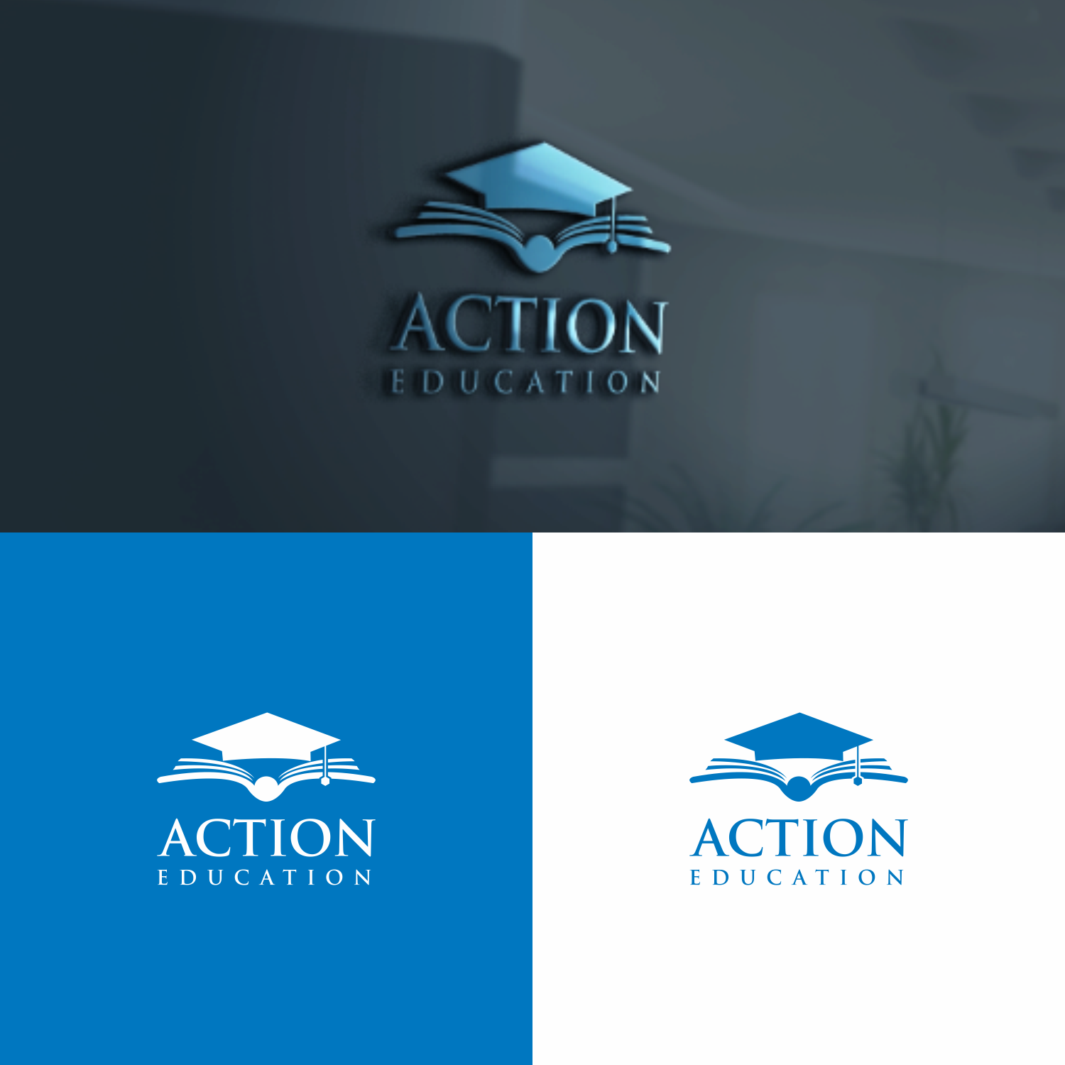 Modern, Playful, Entertainment Logo Design for "Action Education" by ...