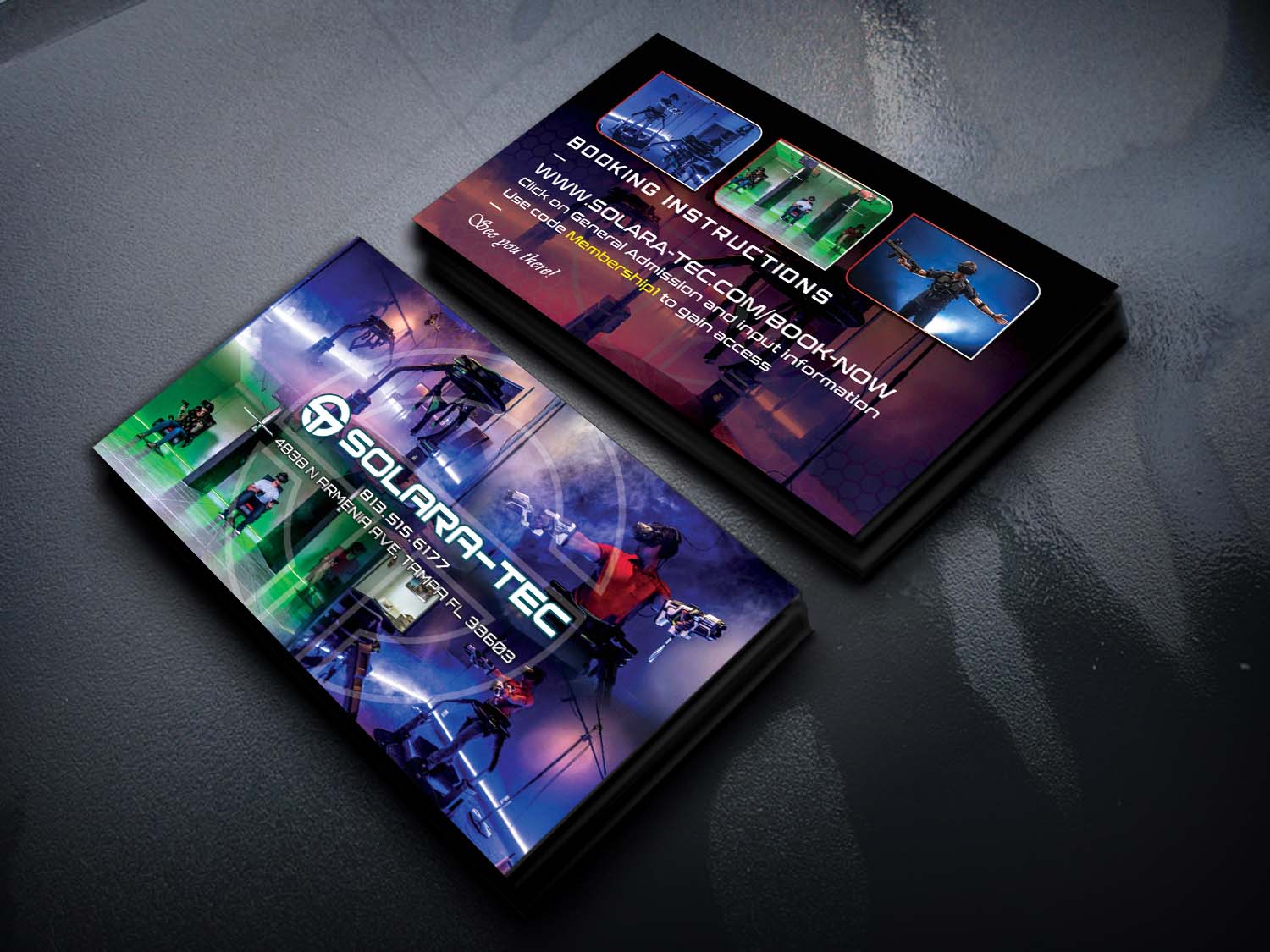 Modern, Professional, Entertainment Business Card Design for a Company ...