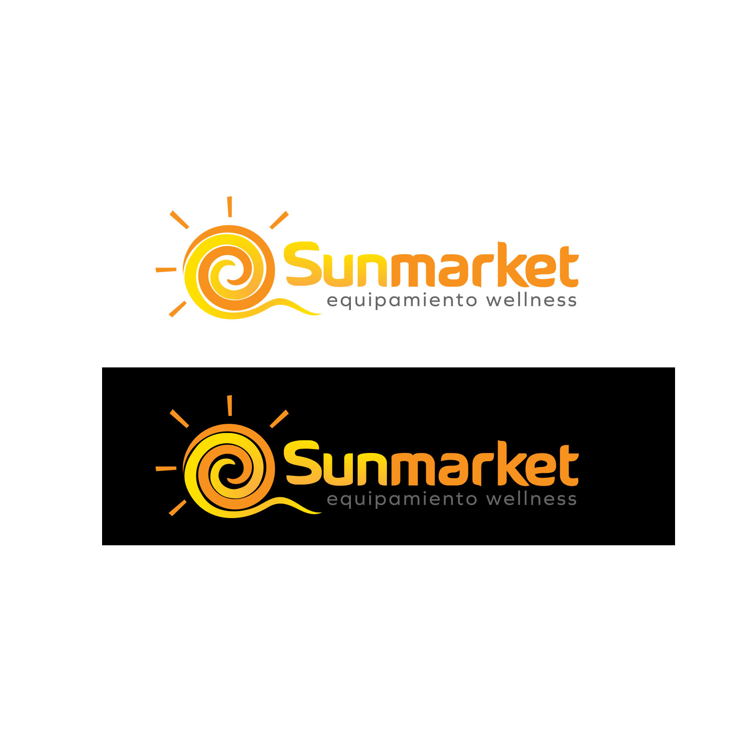 Elegant, Playful Logo Design for Sunmarket - Equipamiento Wellness by ...