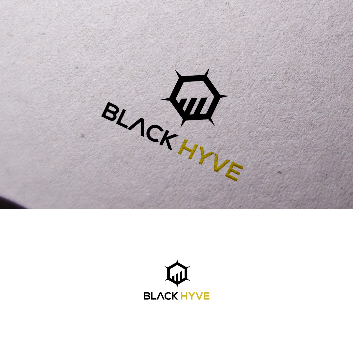 Bold, Masculine, Construction Logo Design for Black Hyve by logo_s ...