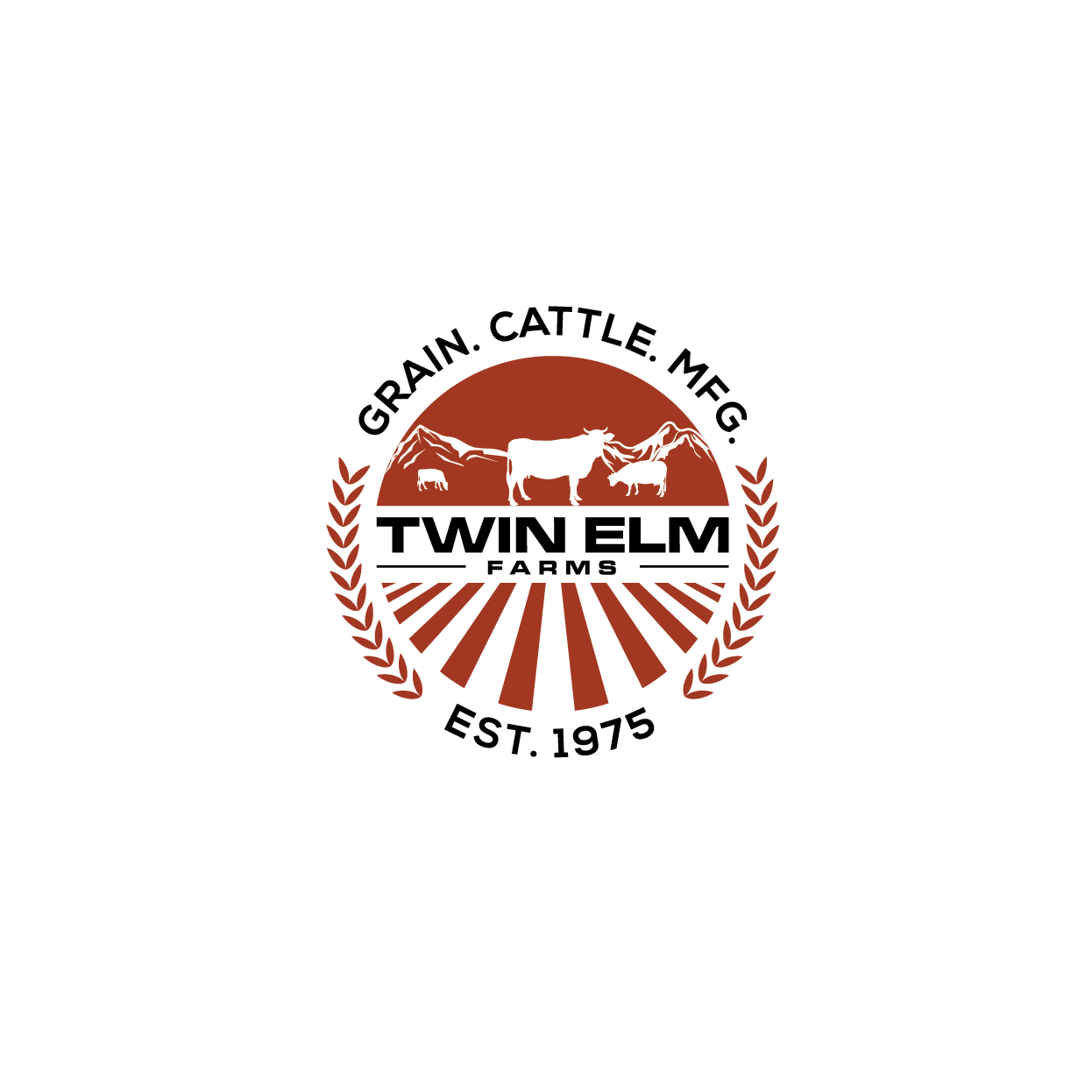 Serious, Modern, Agriculture Logo Design for Twin Elm Farms / Est. 1975 ...