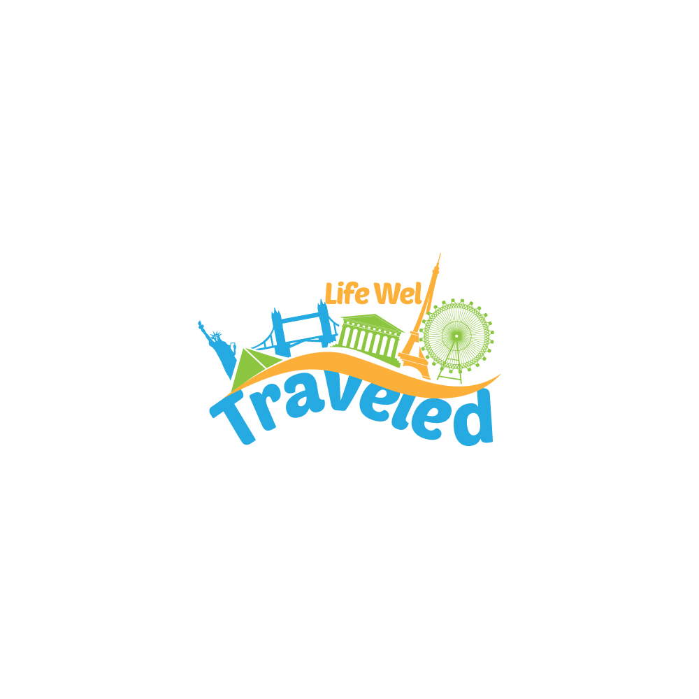 Elegant, Colorful, Travel Agent Logo Design for Life Well Traveled by ...
