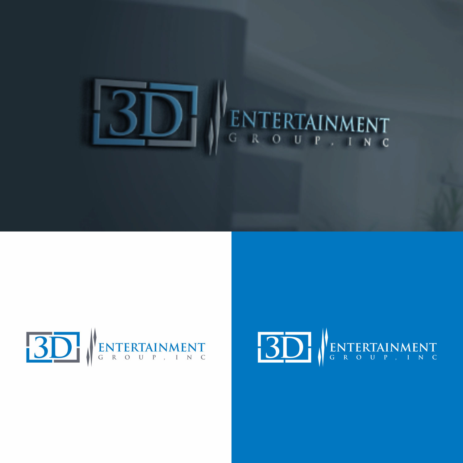 Logo Design for 3D Entertainment Group, INC by tejo | Design #20681541