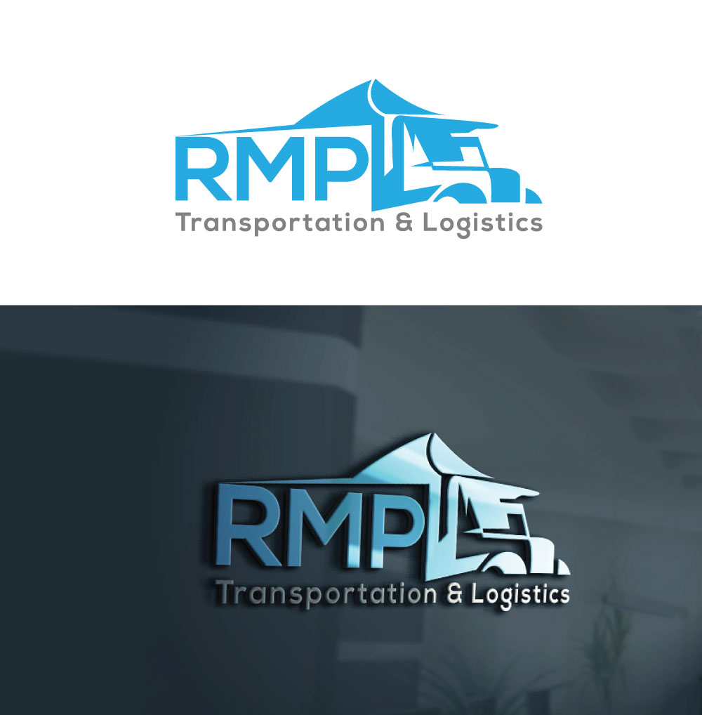 Masculine, Bold, Trucking Company Logo Design for RMP Transportation ...