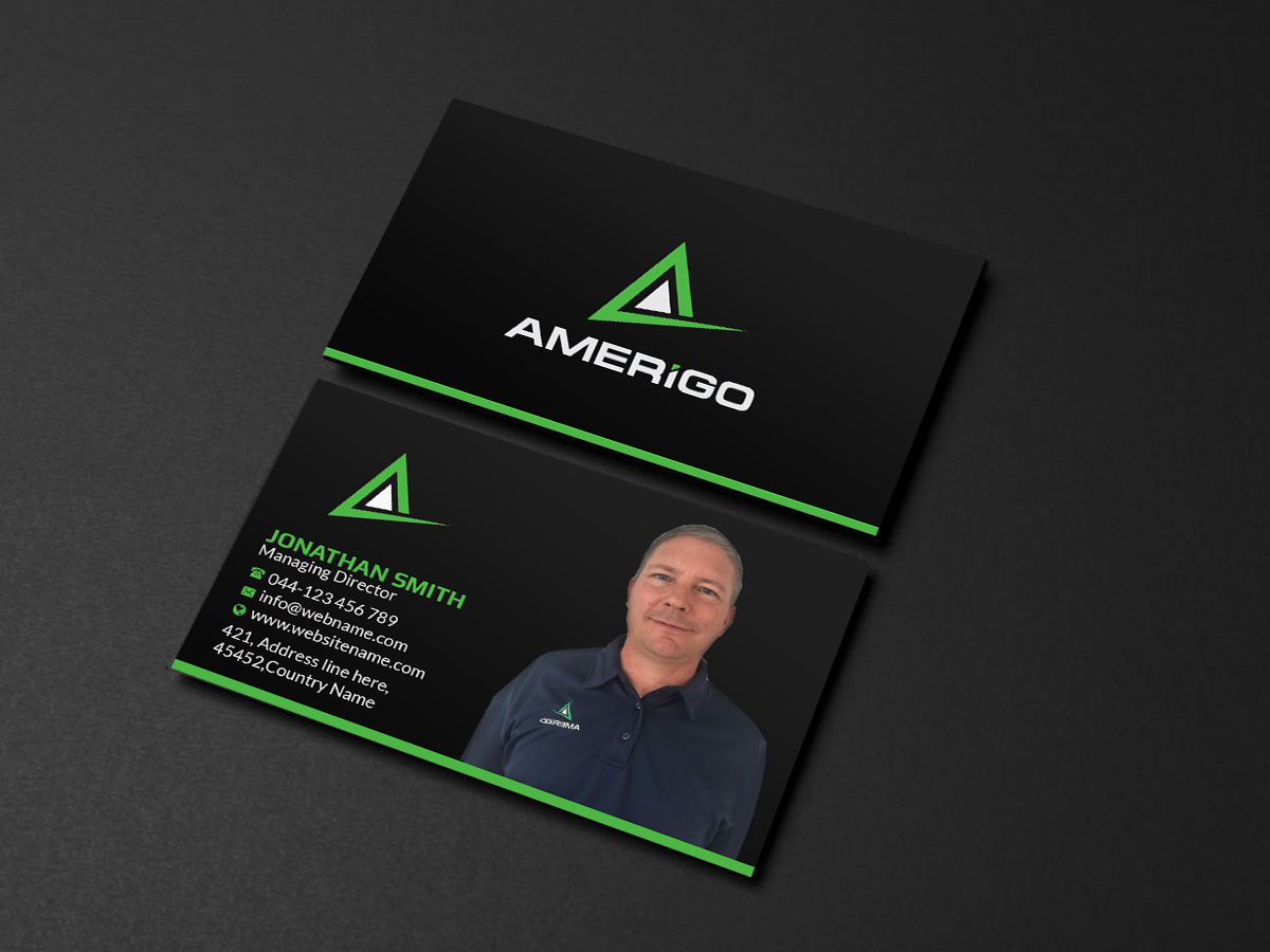 Elegant, Playful Business Card Design for Amerigo Property Inspections ...