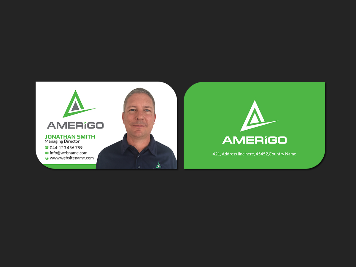Elegant, Playful Business Card Design for Amerigo Property Inspections ...
