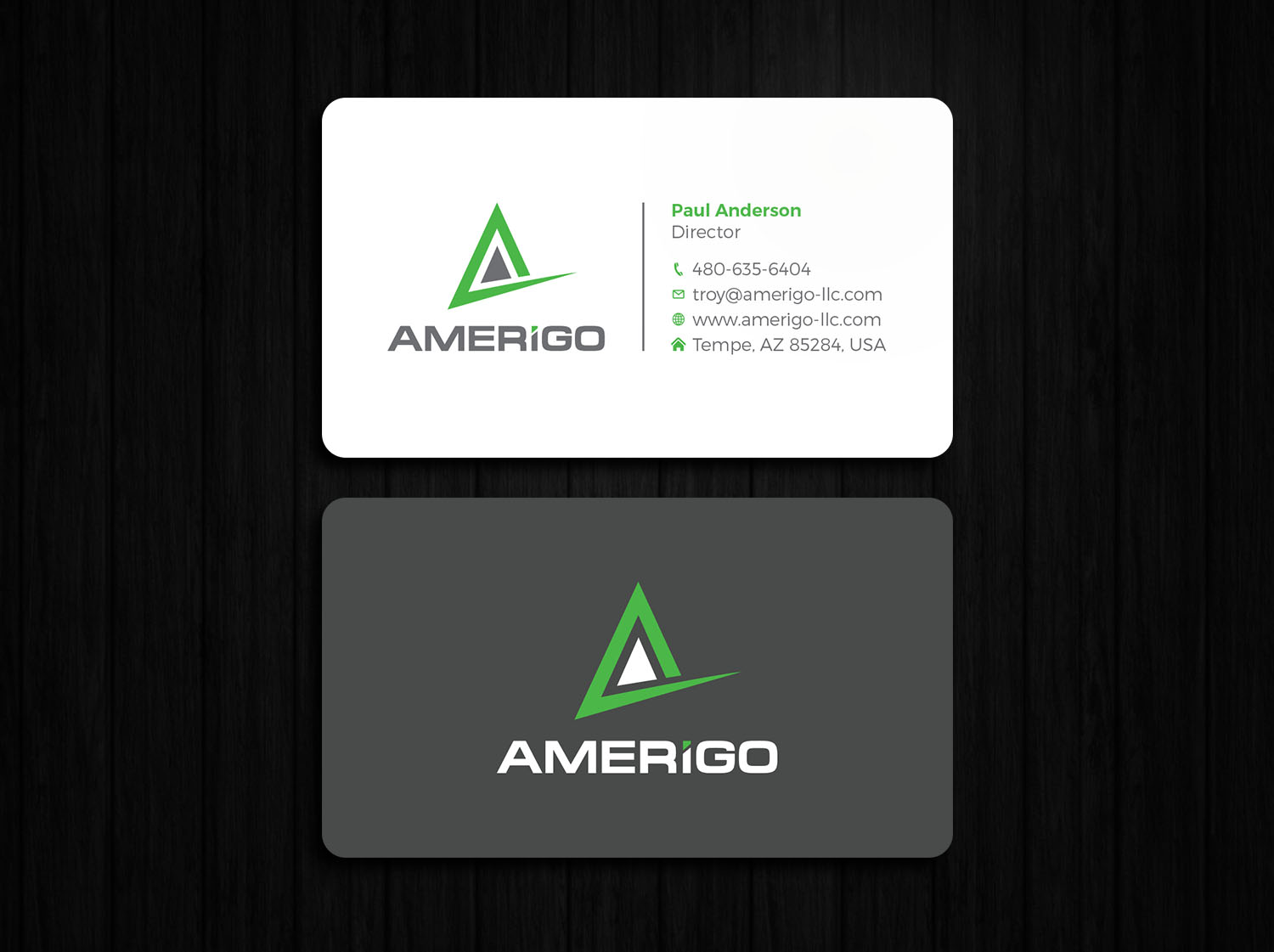 Elegant, Playful Business Card Design for Amerigo Property Inspections ...