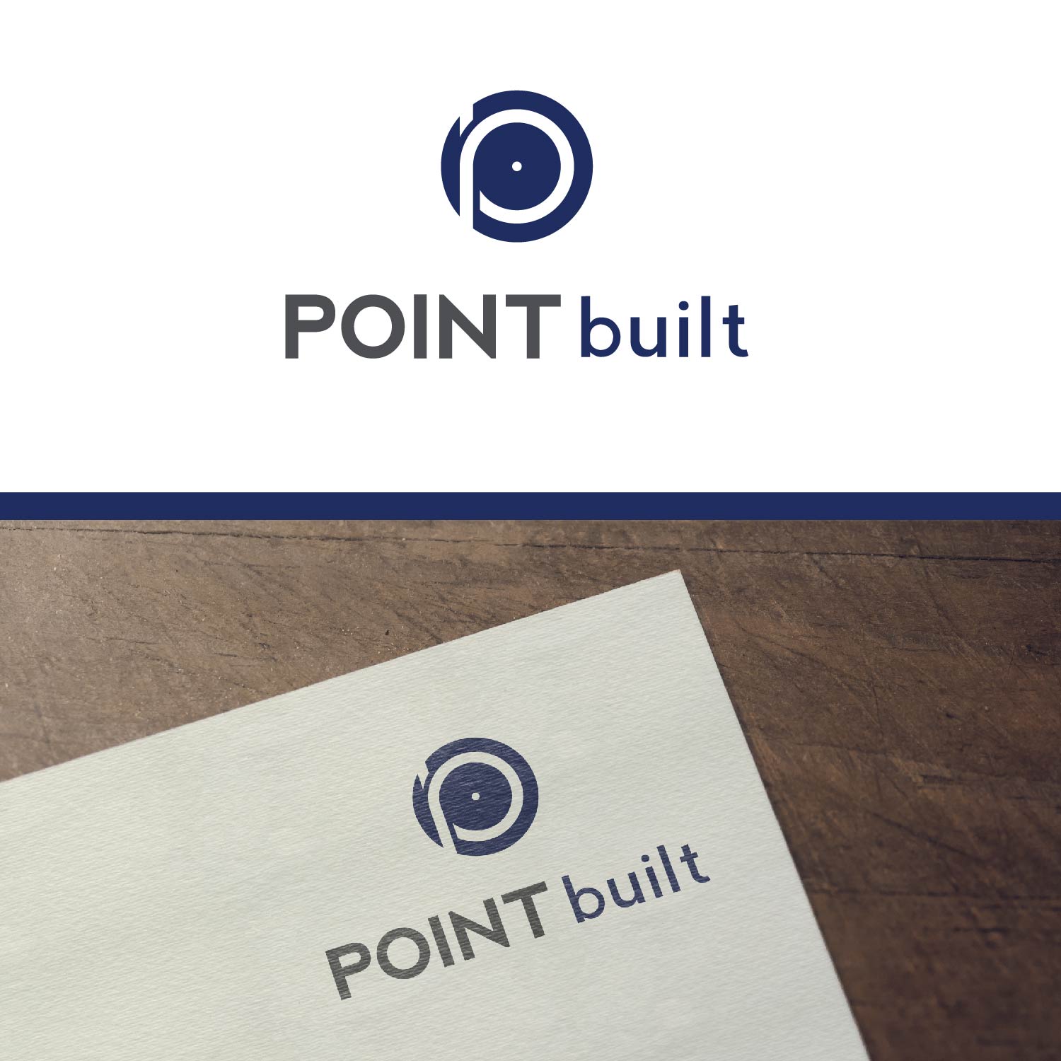Modern, Professional Logo Design for Point Built by Sky_Art | Design ...