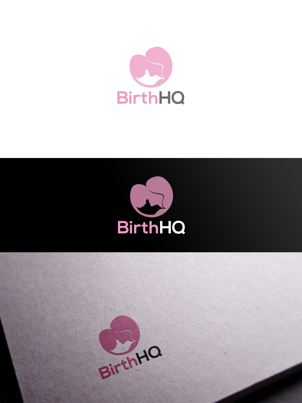 Feminine, Modern, Baby Logo Design for BirthHQ by raffaella | Design ...