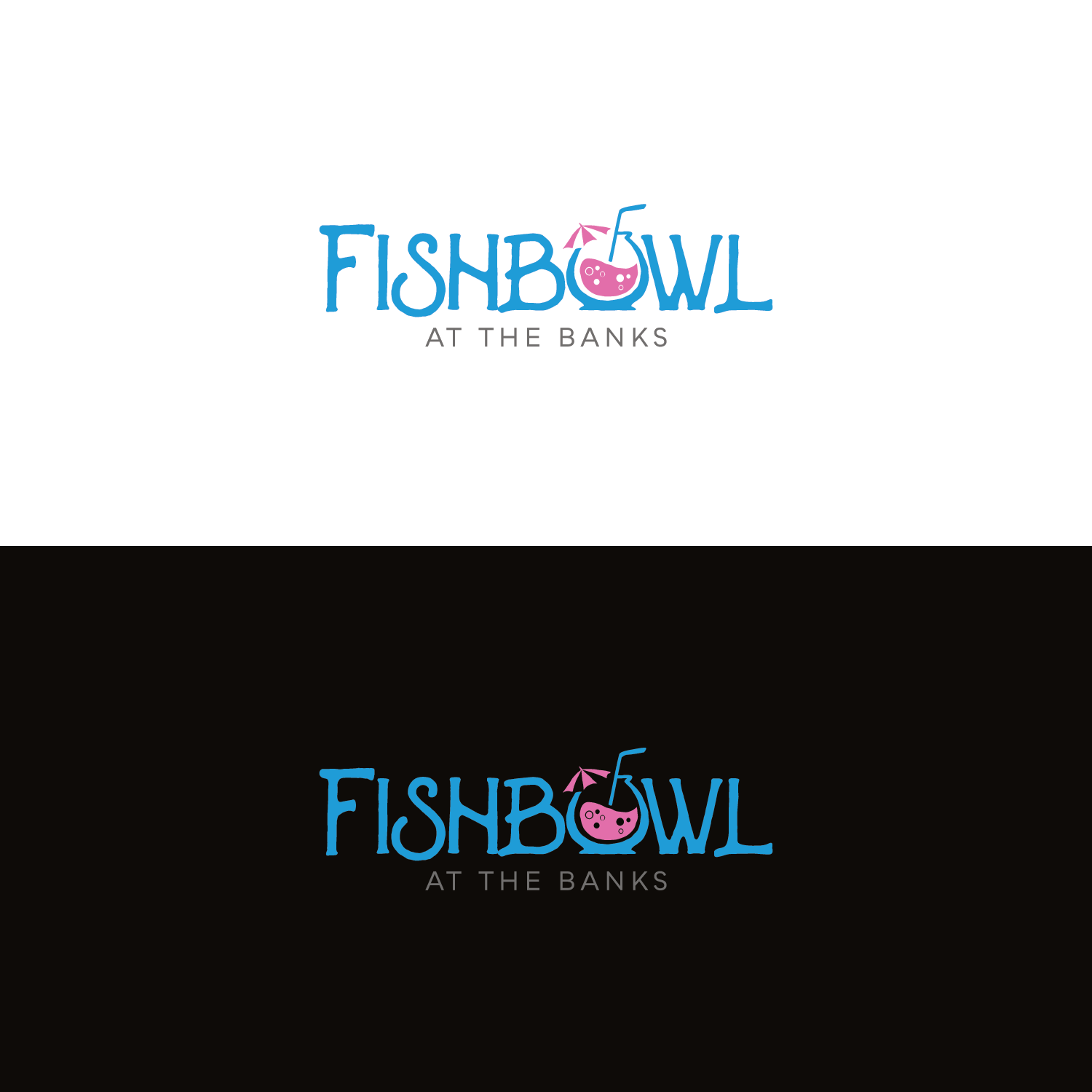 Playful, Modern Logo Design for Fishbowl ( At The Banks ) by dan-D-dan ...