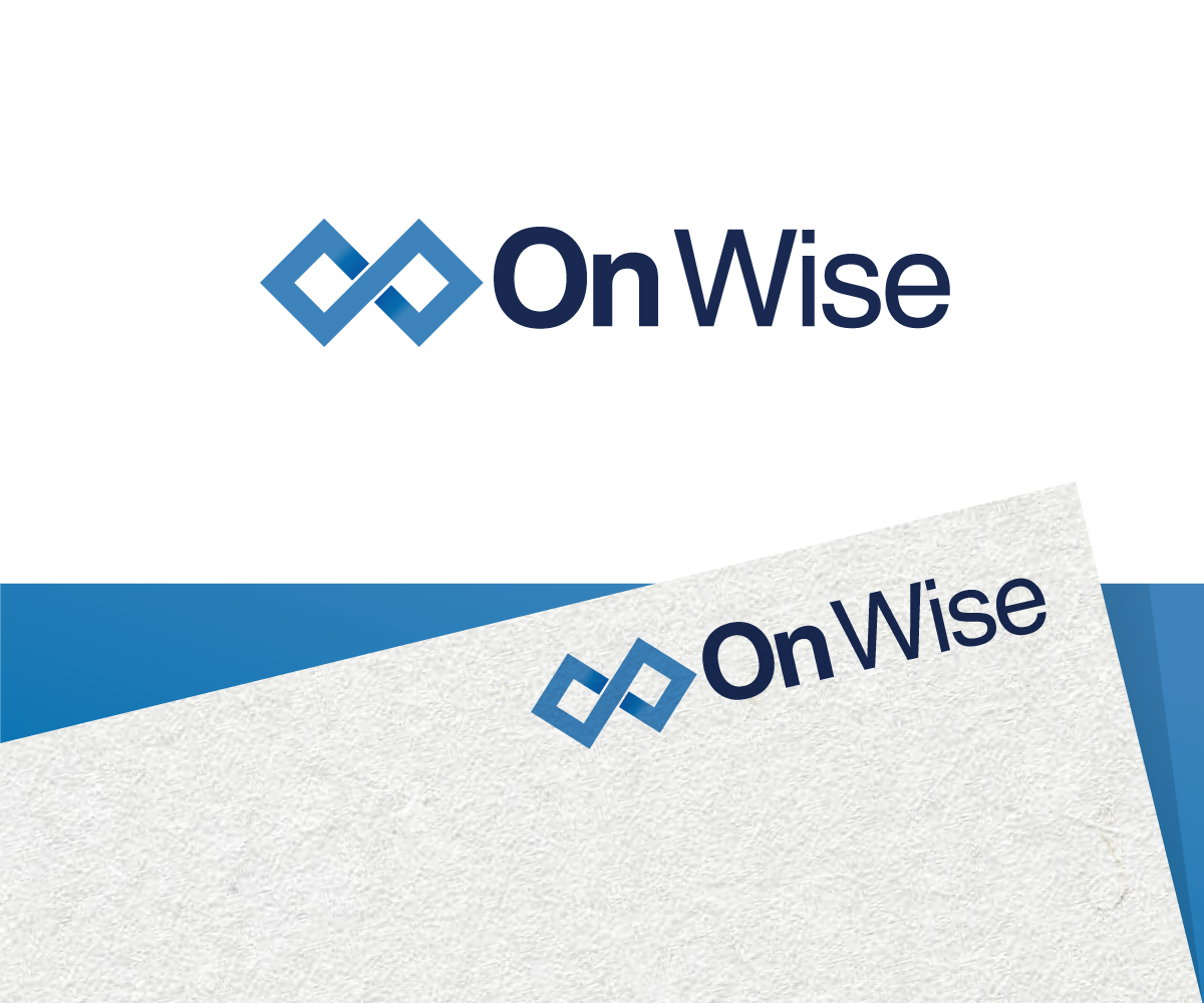 Modern, Professional Logo Design for Main logo text is On or On Wise ...