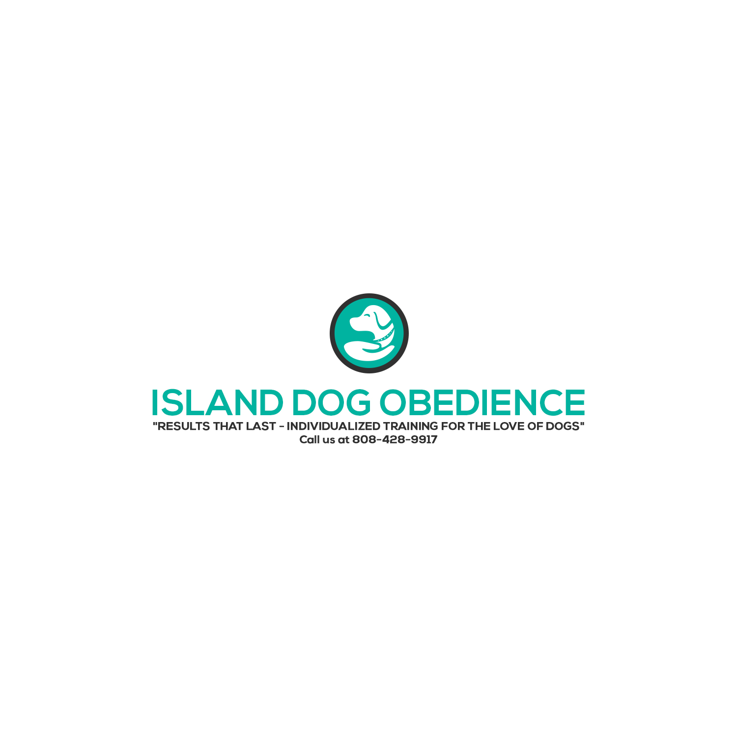 Elegant, Playful, Dog Training Logo Design for Island Dog Obedience ...