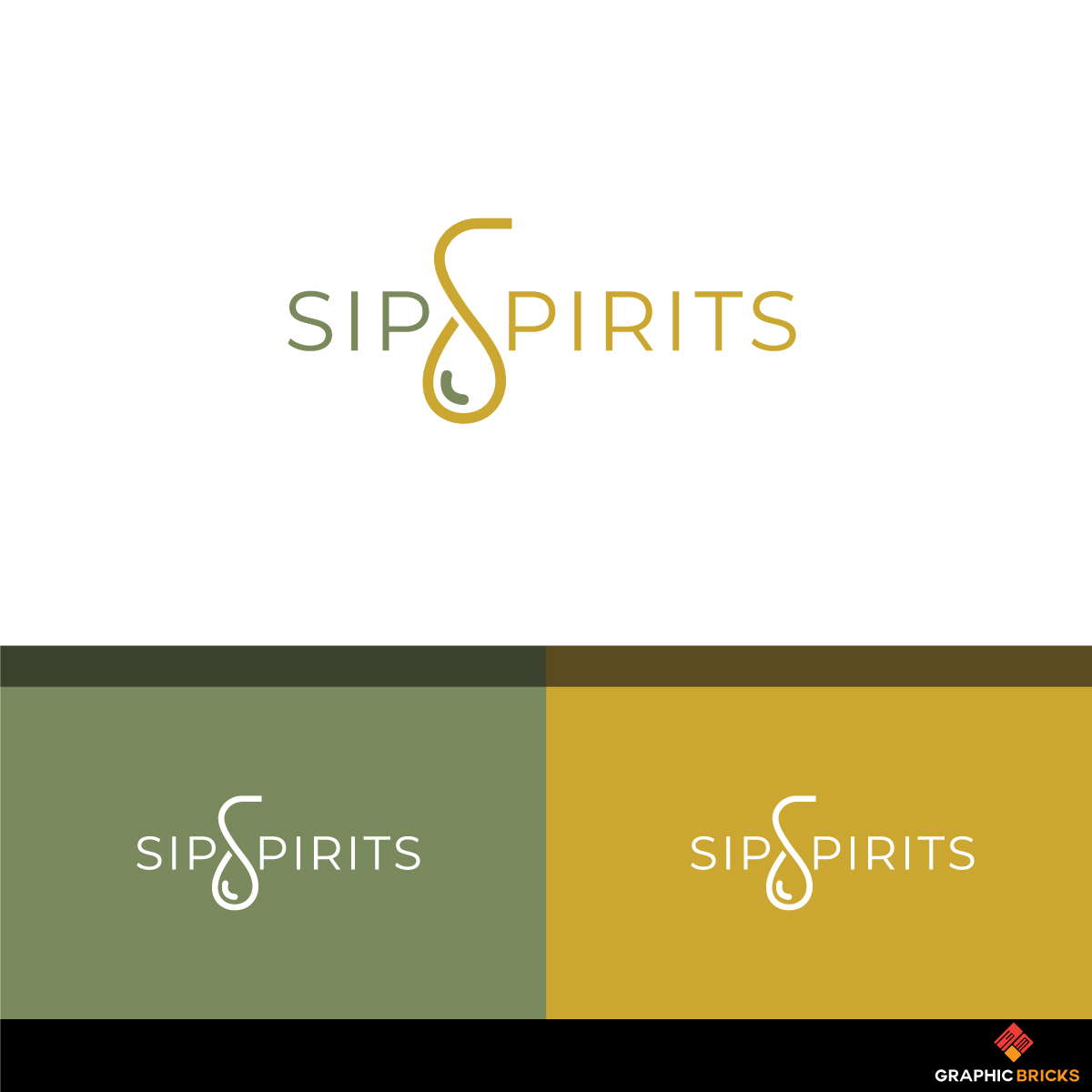 Modern, Professional Logo Design for sip spirits by Graphic Bricks ...