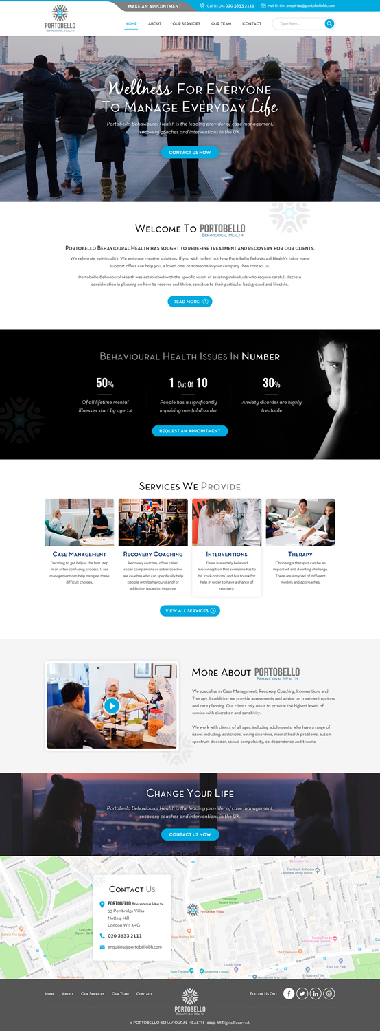 Upmarket, Elegant, Health And Wellness Wordpress Design for a Company ...