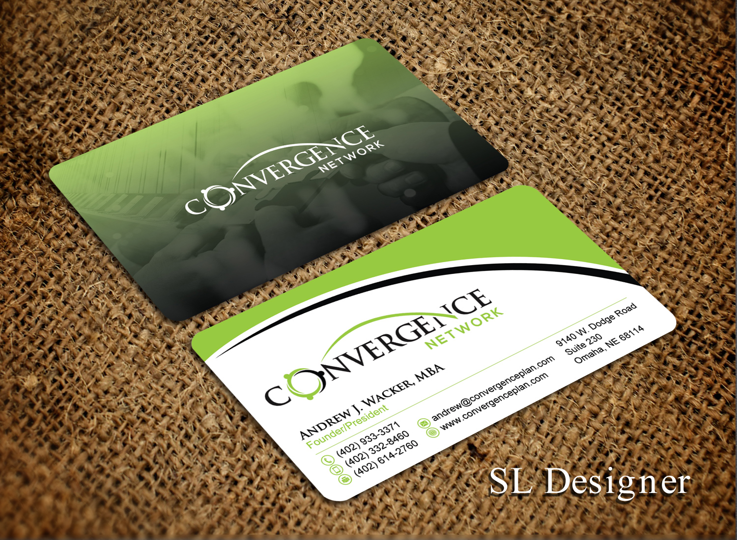 Serious, Modern, Financial Planning Business Card Design for a Company ...