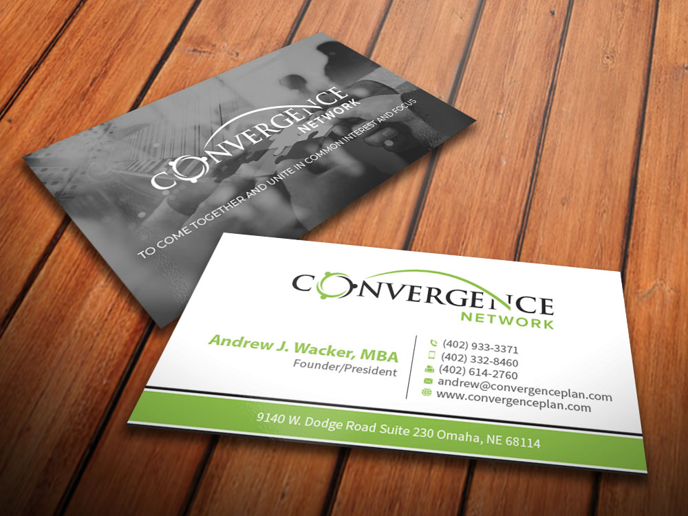 Serious, Modern, Financial Planning Business Card Design for a Company ...