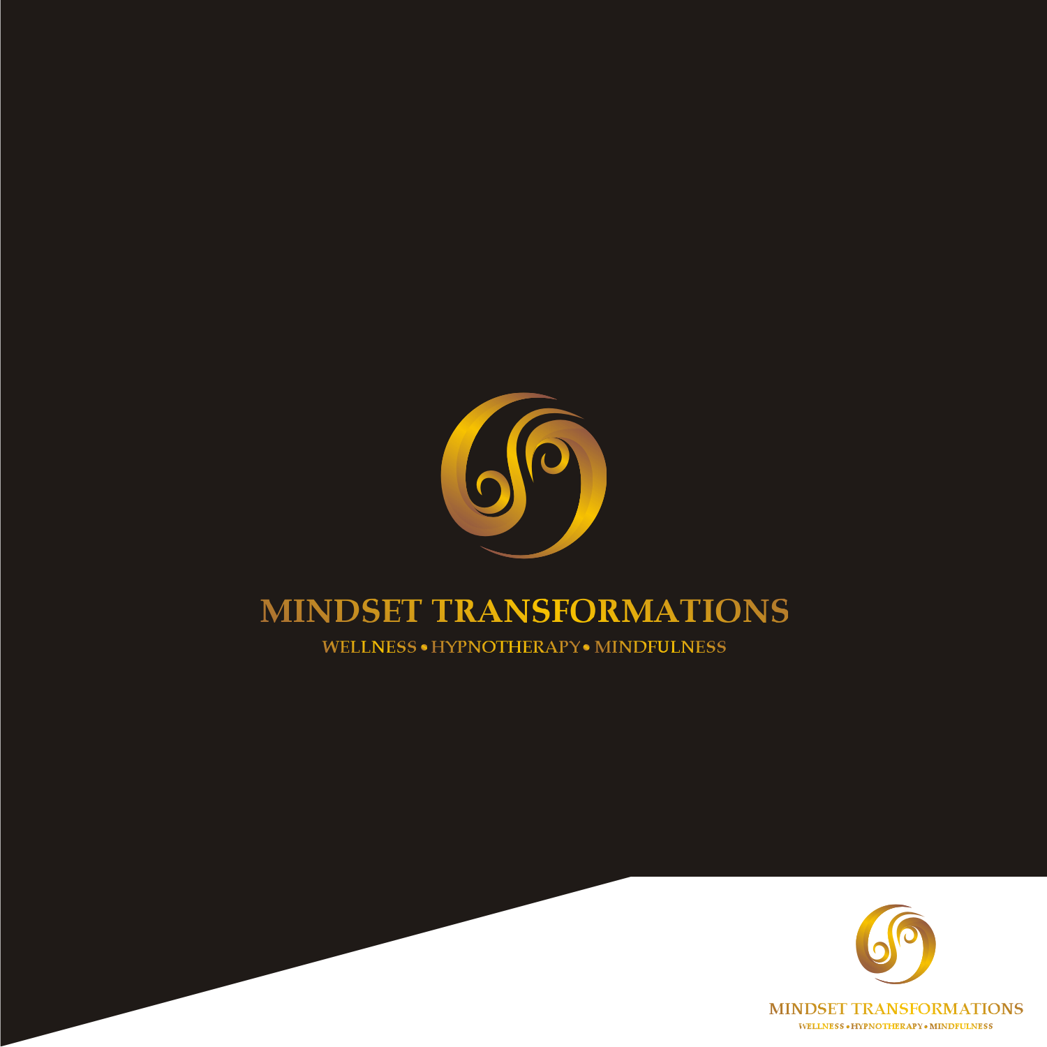 Logo Design for Mindset Transformations ( and underneath the logo ...
