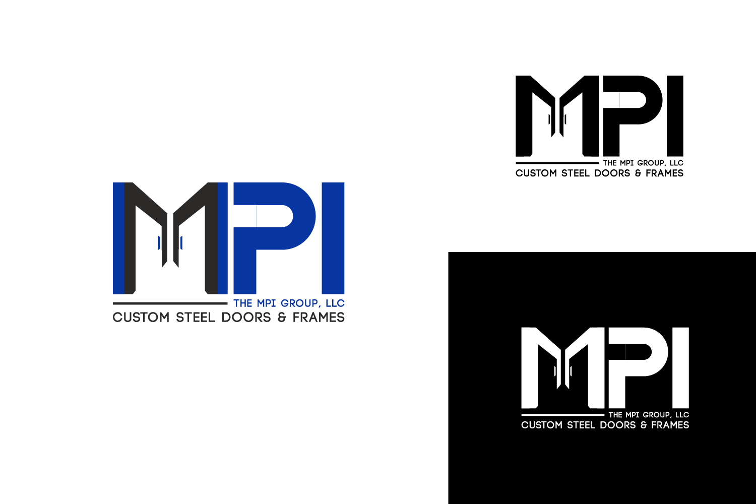 Bold, Serious, Steel Fabrication Logo Design for MPI (main part of logo ...