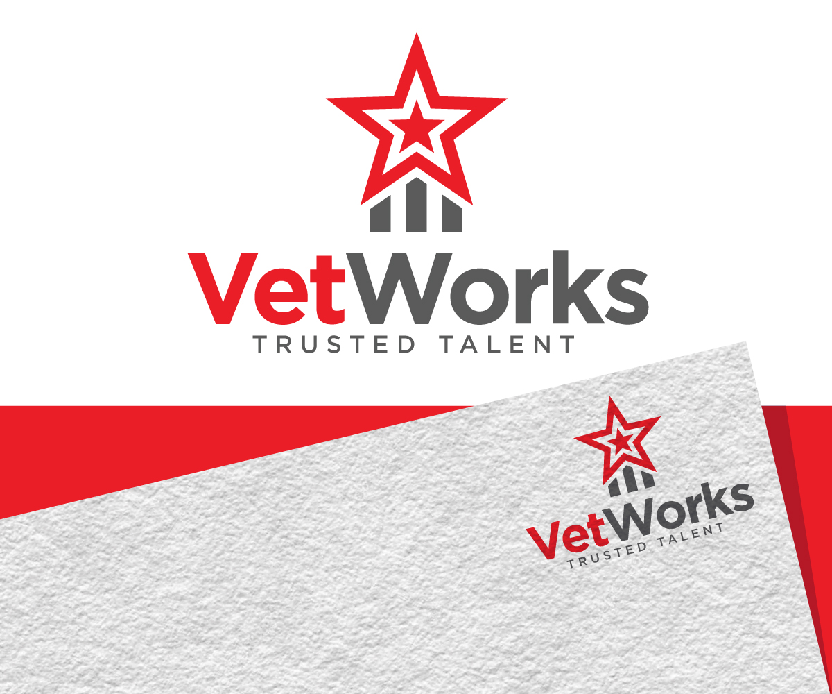 Serious, Modern, It Service Logo Design for VetWorks - Trusted Talent ...