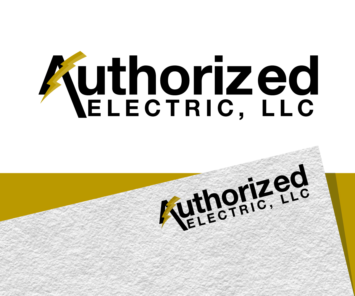 Bold, Modern, Electrician Logo Design for Authorized Electric, LLC by ...