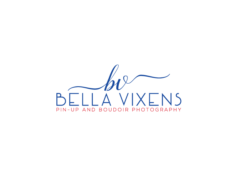 Feminine, Playful, Portrait Photography Logo Design for Bella Vixens ( pin-up and boudoir ...