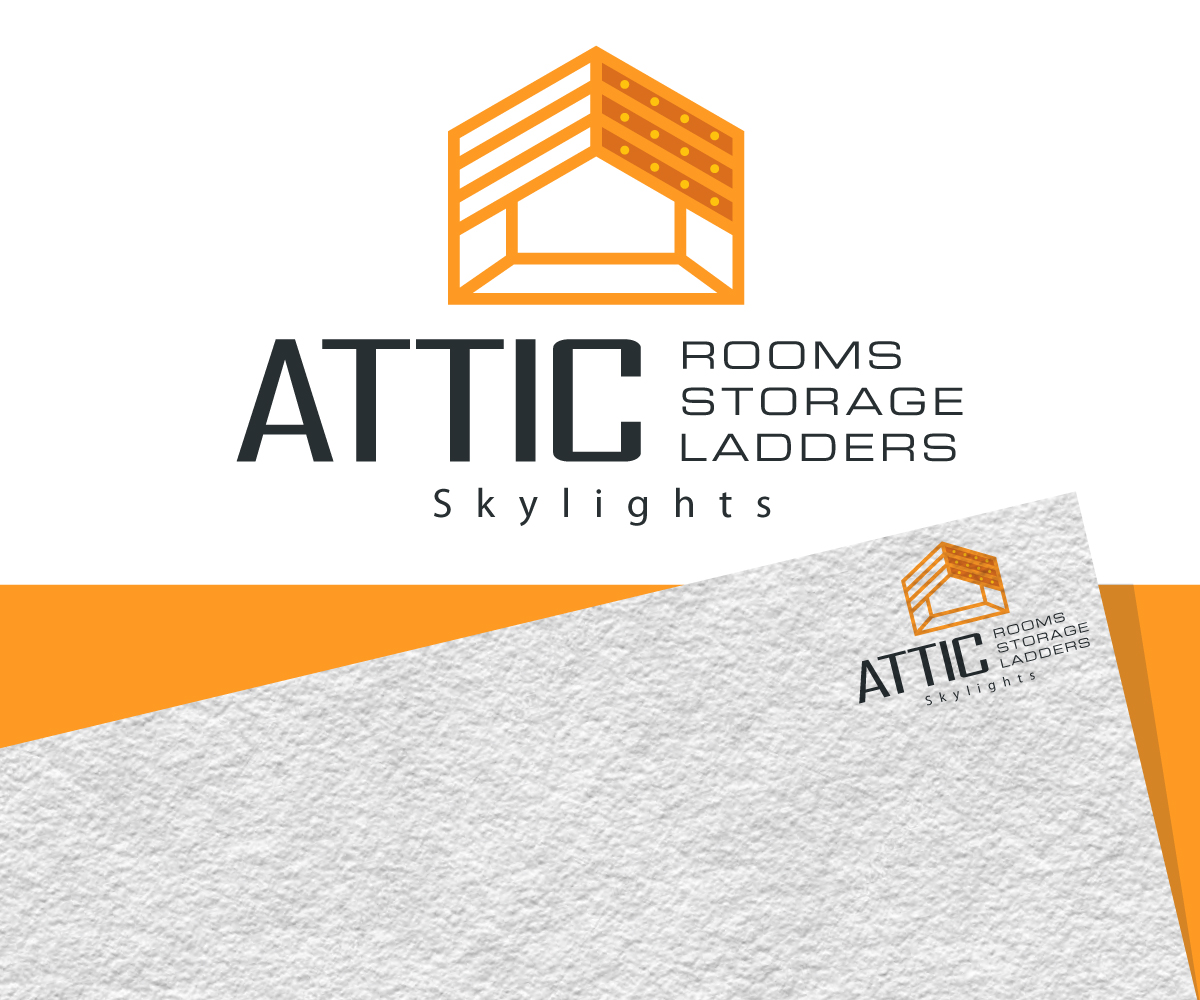 Bold, Serious, Residential Construction Logo Design for Attic Rooms ...