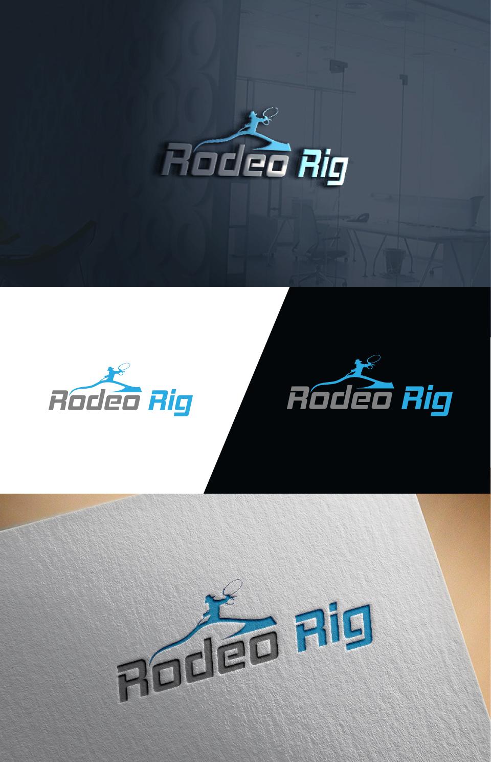 Elegant, Playful Logo Design for Rodeo Rig by Easin_Logo | Design #20836050