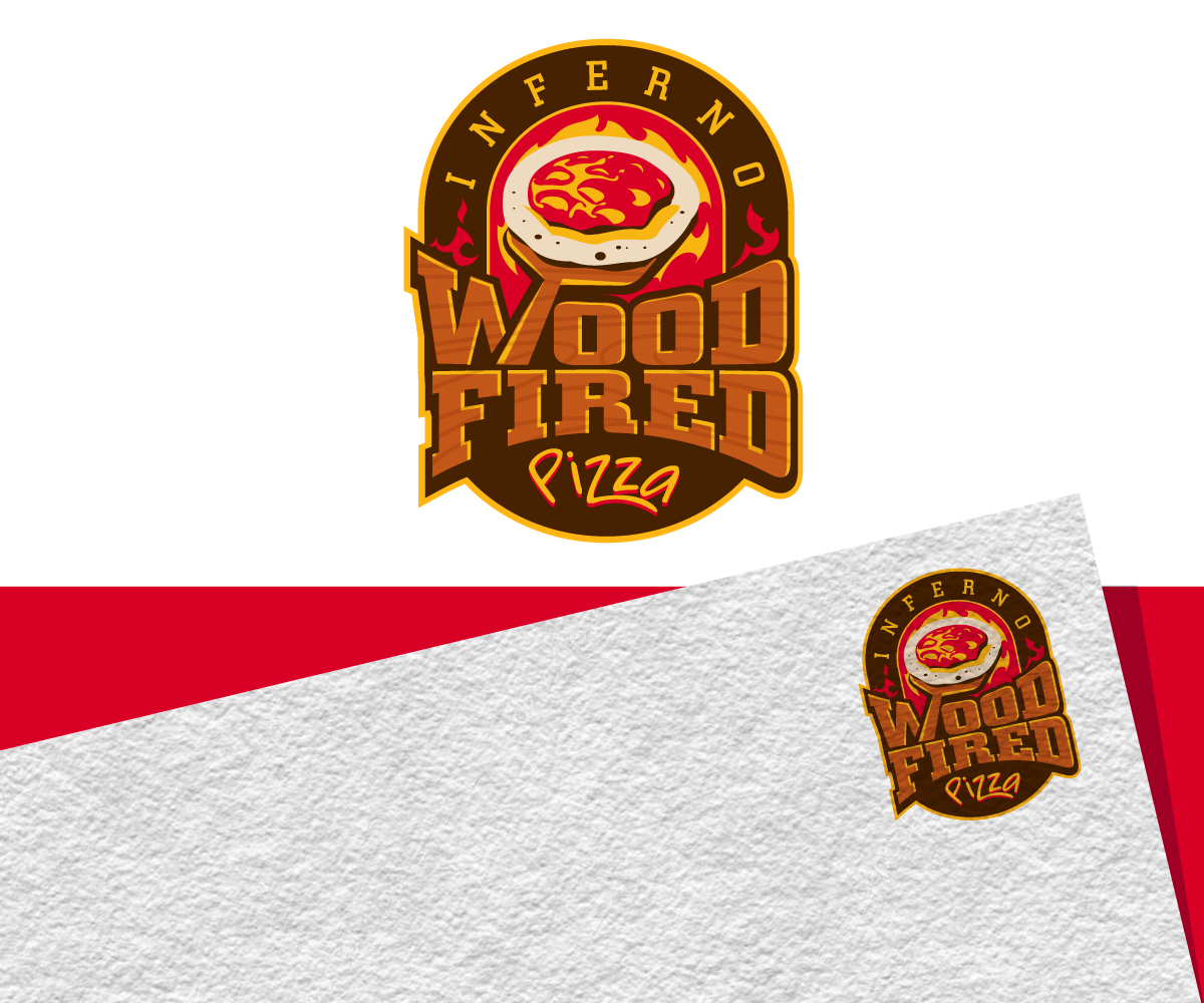 Logo Design for Inferno WoodFired Pizza Kitchen, or just Inferno ...