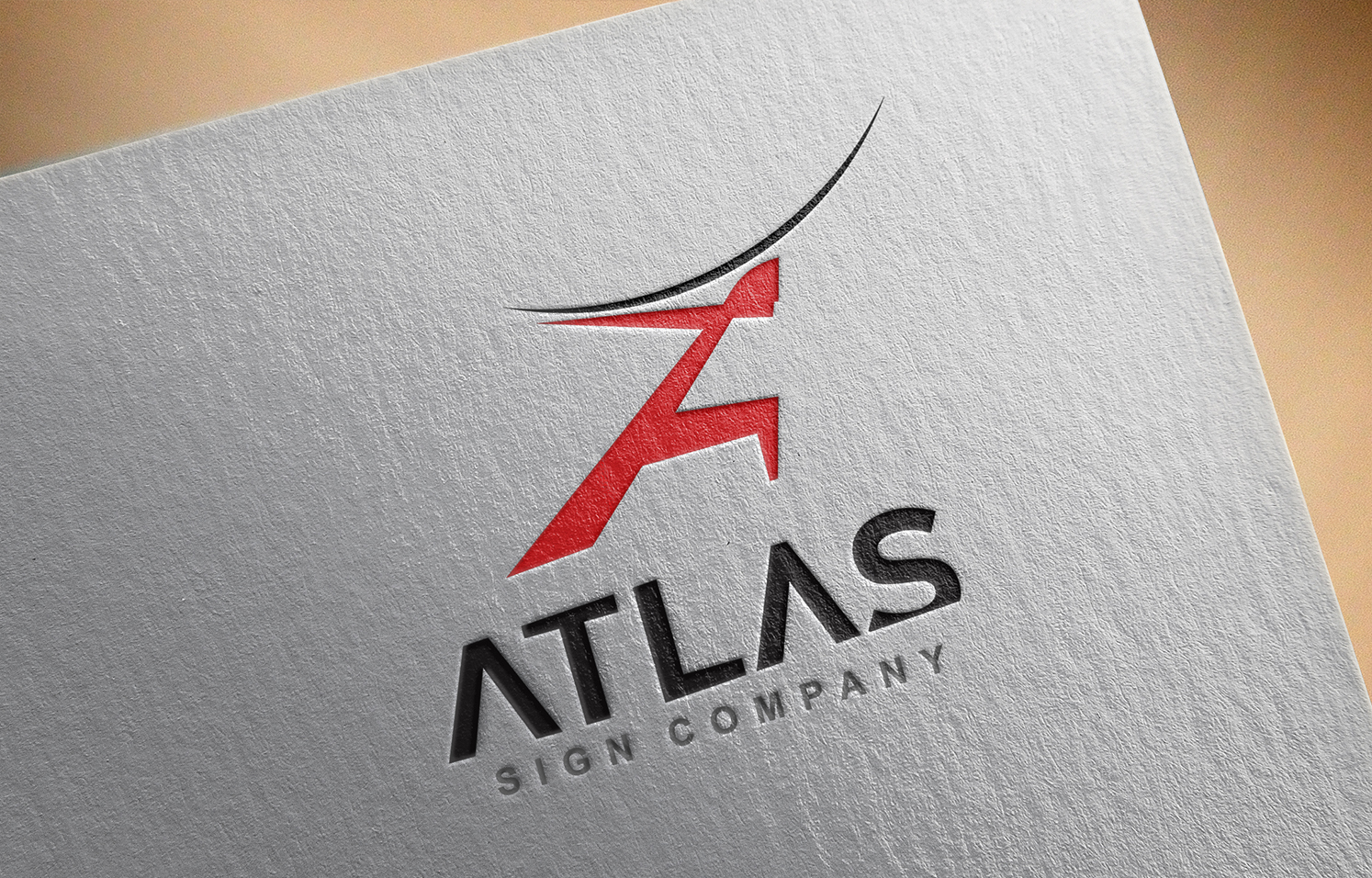 Professional, Conservative, Advertising Logo Design for Atlas Sign ...