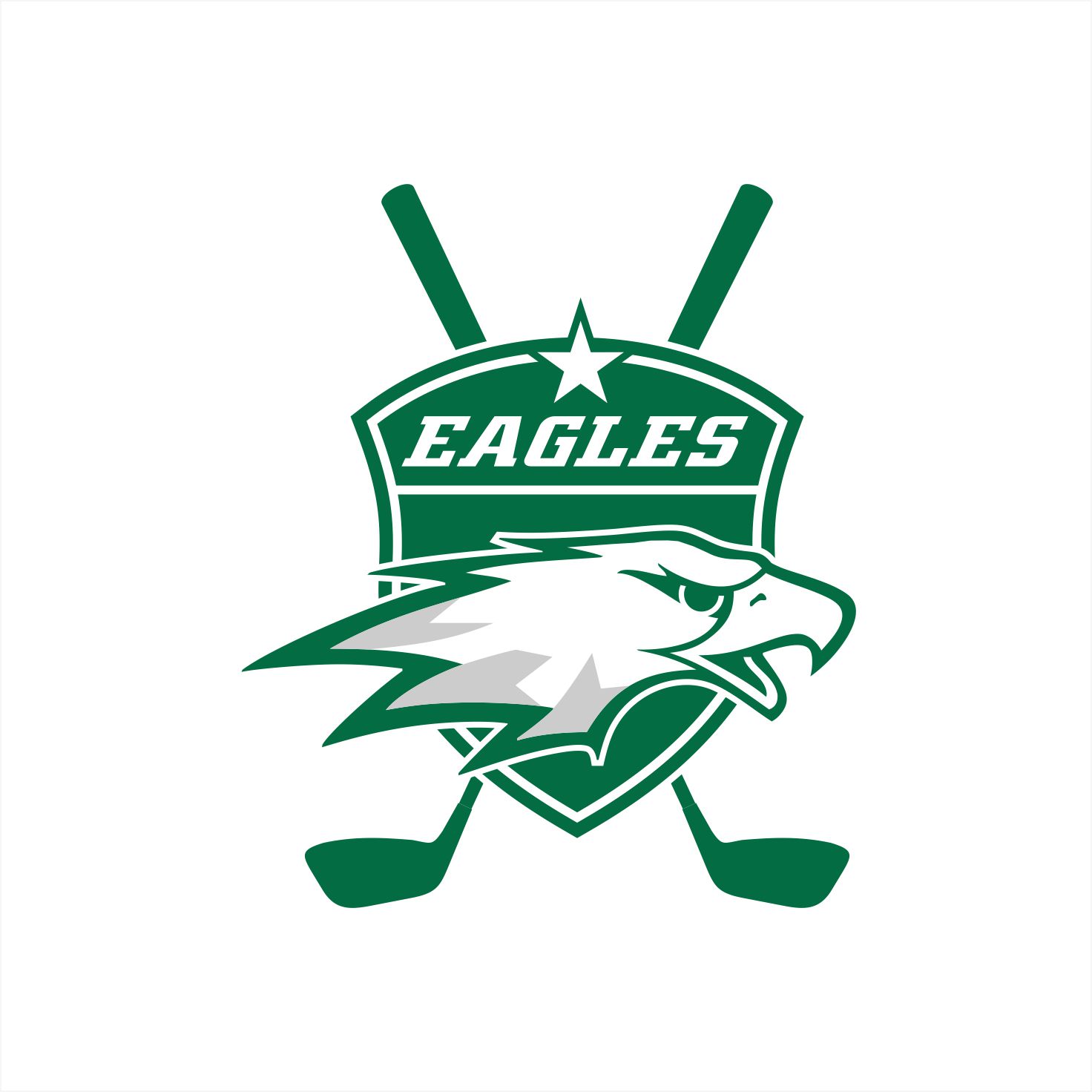 Masculine, Bold, High School Logo Design for either nothing, or "Eagles ...