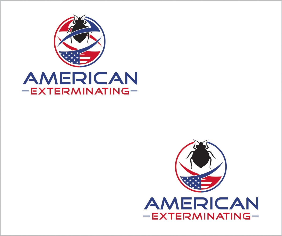 Professional, Bold, Pest Control Logo Design for American Exterminating ...