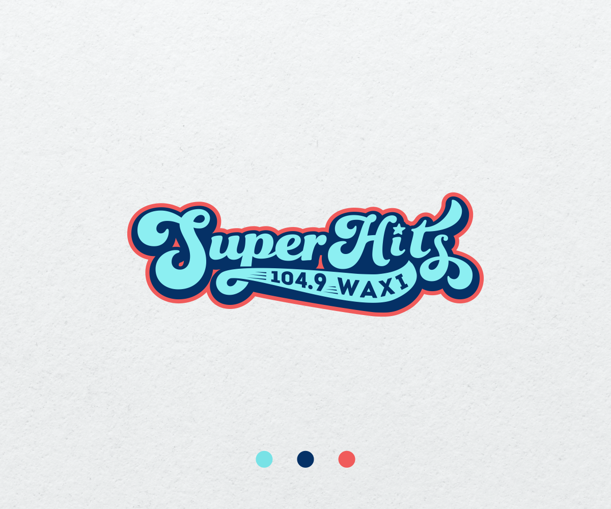 Bold, Conservative, Radio Broadcasting Logo Design for Super Hits 104.9 ...