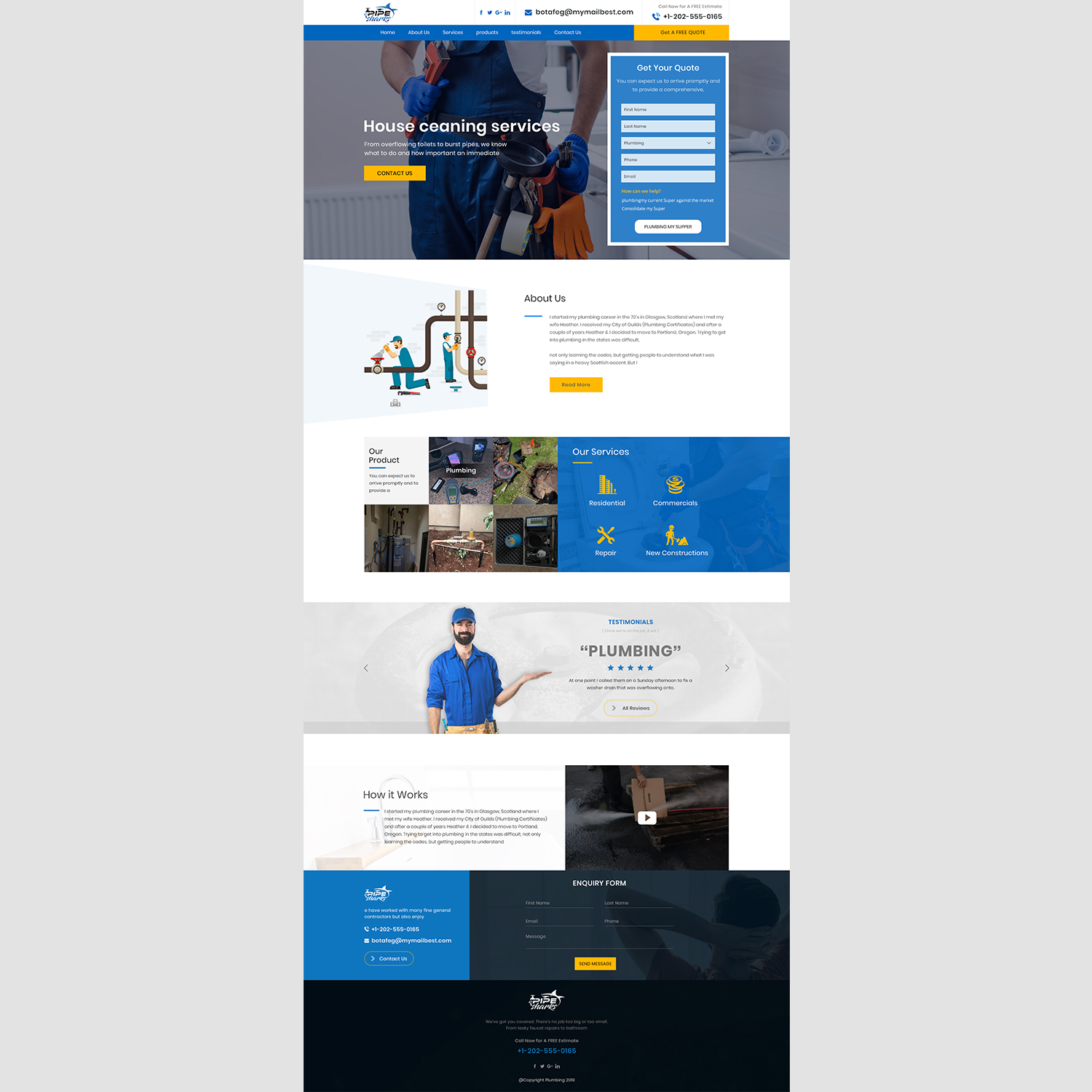 Elegant, Playful Web Design for Pipe Sharks LLC by AbhishekRoyBunty ...