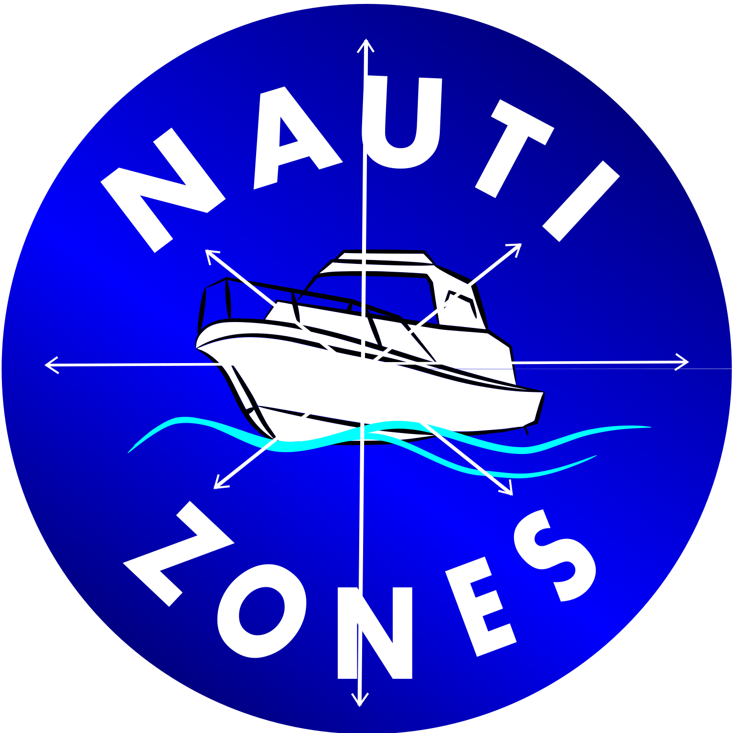 Bold Serious Marine Logo Design For NautiZones By Tess Design bold-serious-marine-logo-design-for-nautizones-by-tess-design