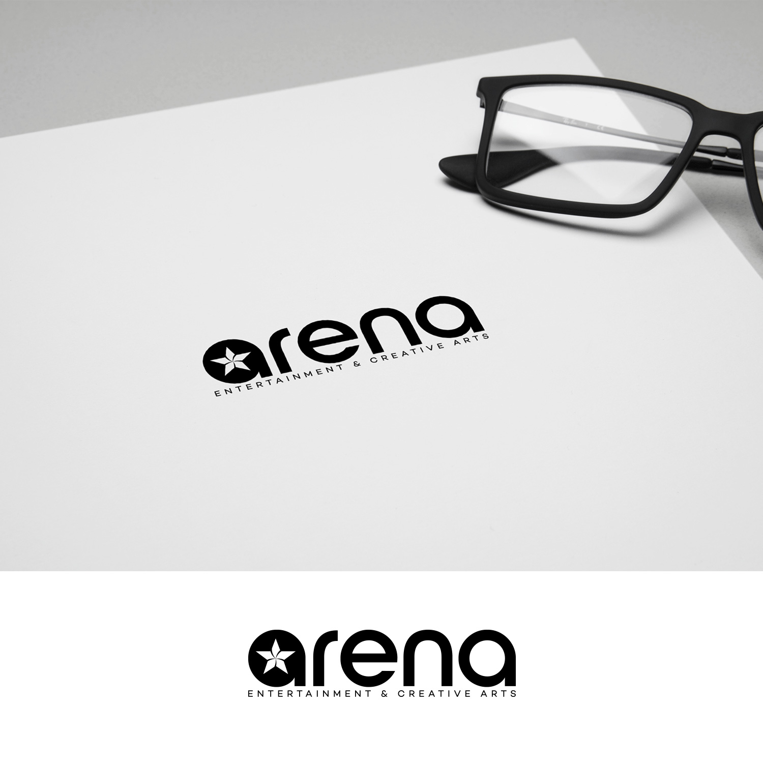 Logo Design for Arena Entertainment & Creative Arts by ClearDesign ...