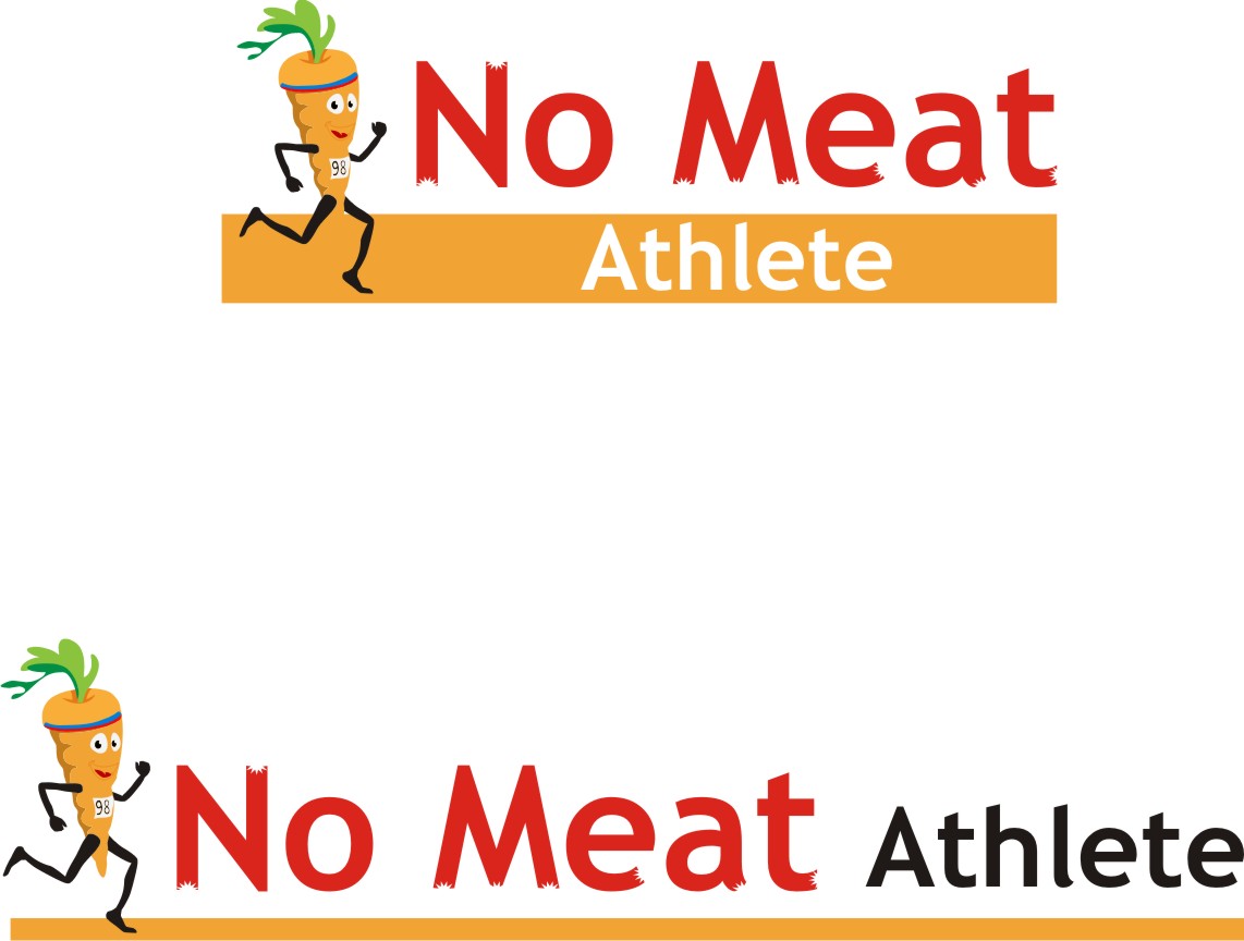 Bold, Playful Logo Design for No Meat Athlete by Sushil Kumar | Design ...