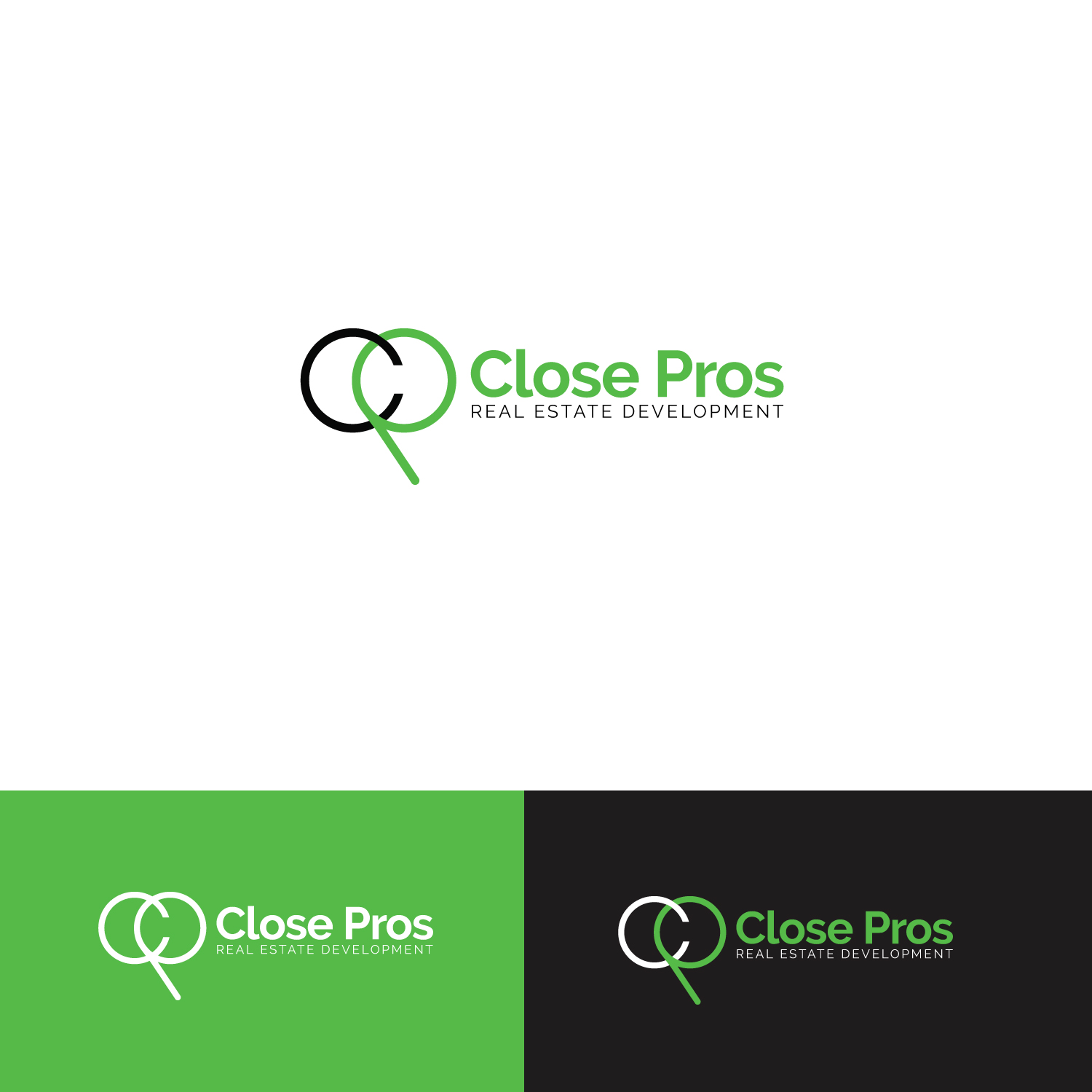 Modern, Upmarket, Real Estate Logo Design for 1. Close Pros Real Estate ...