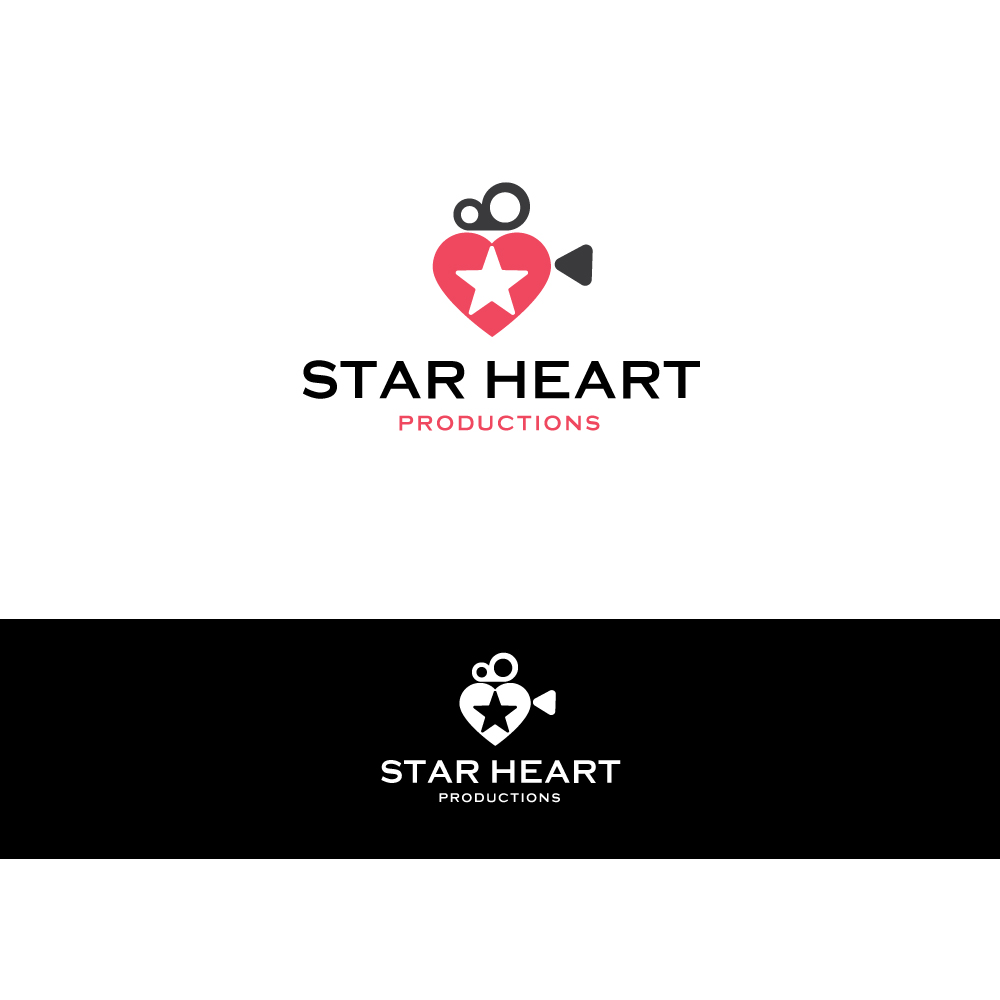 Professional, Bold, Film Production Logo Design for Star Heart ...