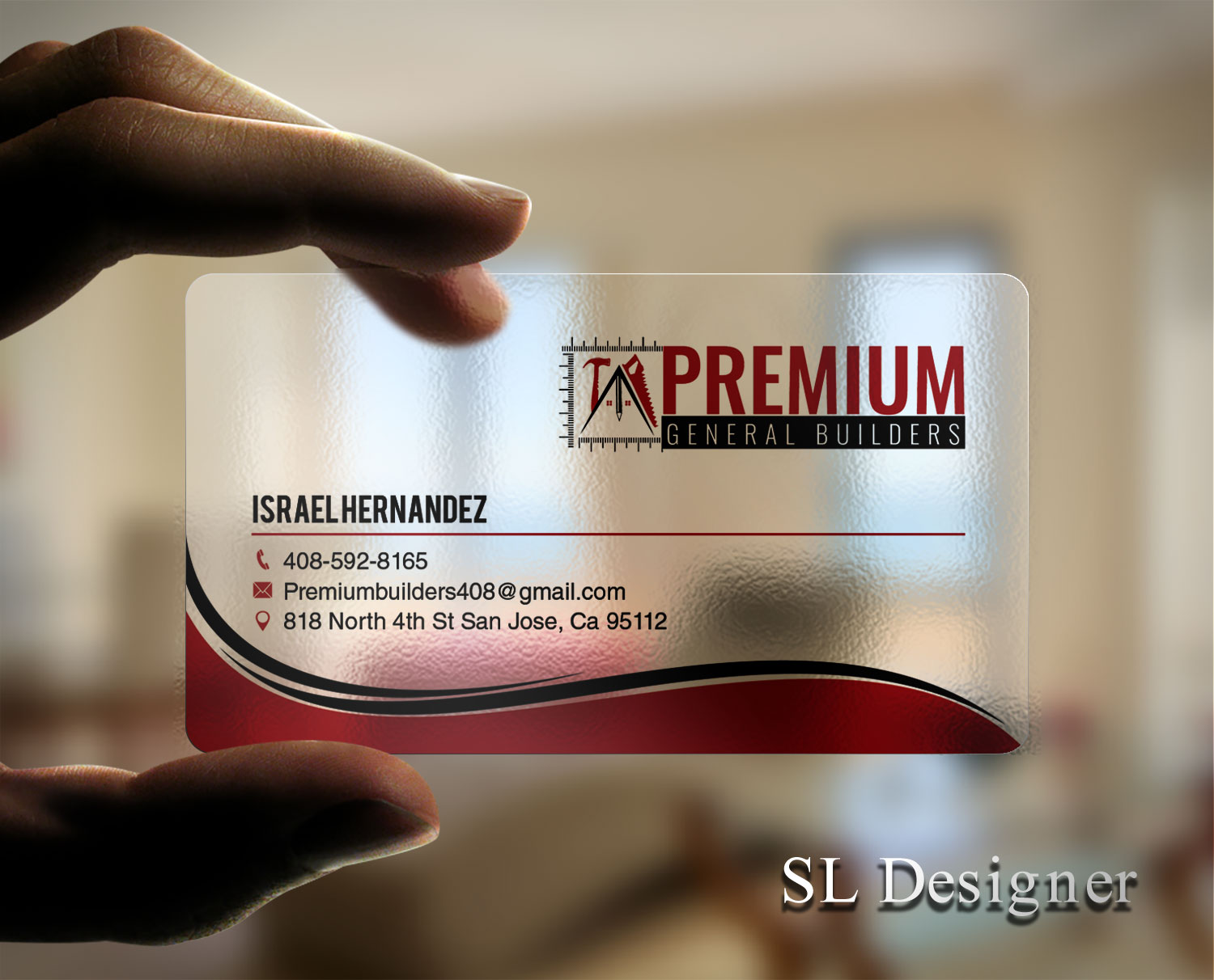 Elegant, Playful, Construction Company Business Card Design for Premium ...