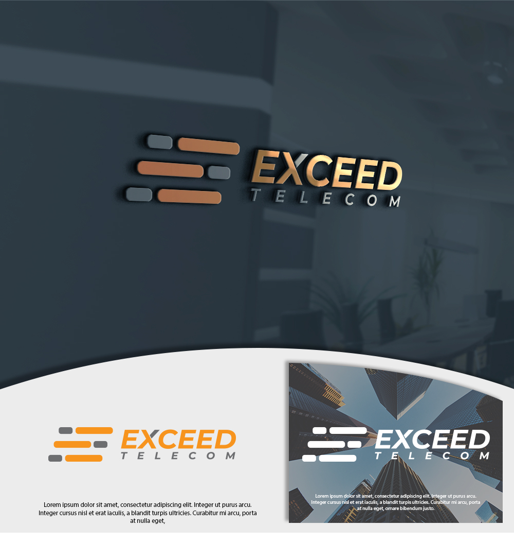 Modern, Serious, Telecommunications Logo Design for Exceed Telecom by ...