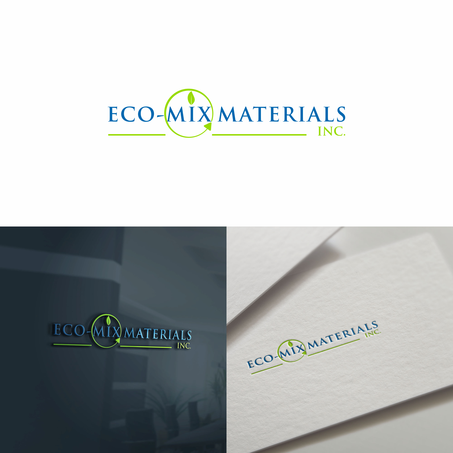Elegant, Playful Logo Design for Eco-Mix Materials, Inc. by suthita 2 ...