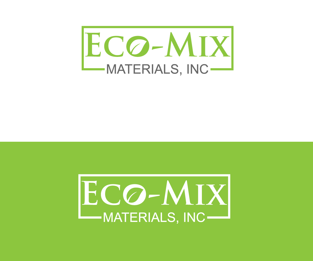 Elegant, Playful Logo Design for Eco-Mix Materials, Inc. by jemmy f 2 ...