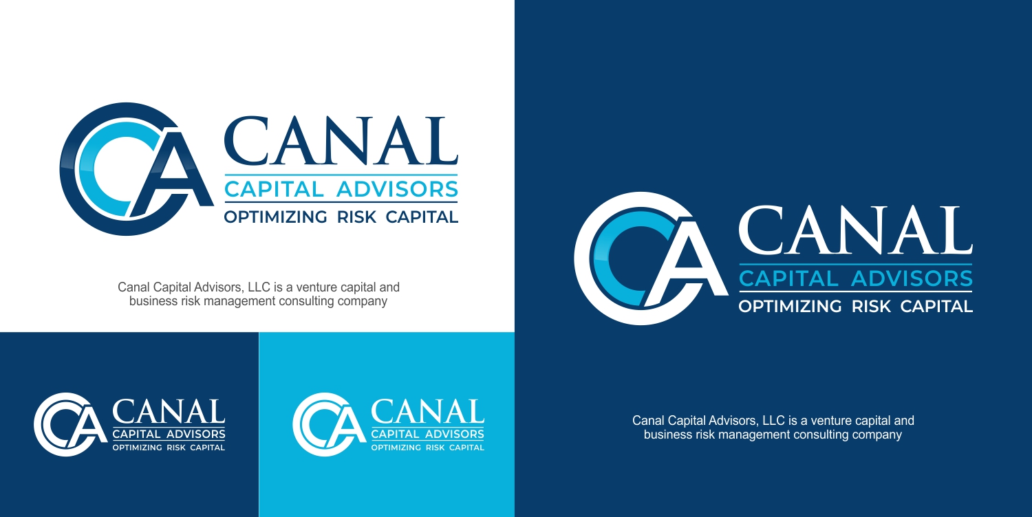 Logo Design for Canal Capital Advisors - optimizing risk capital by SH ...