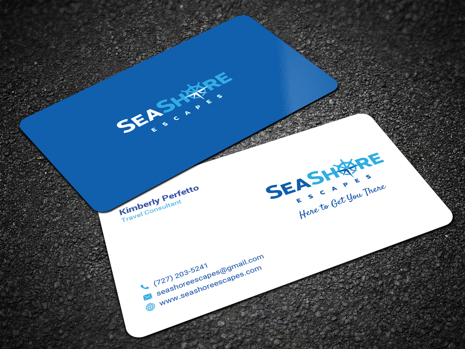 Playful, Modern, Travel Agent Business Card Design for a Company by ...