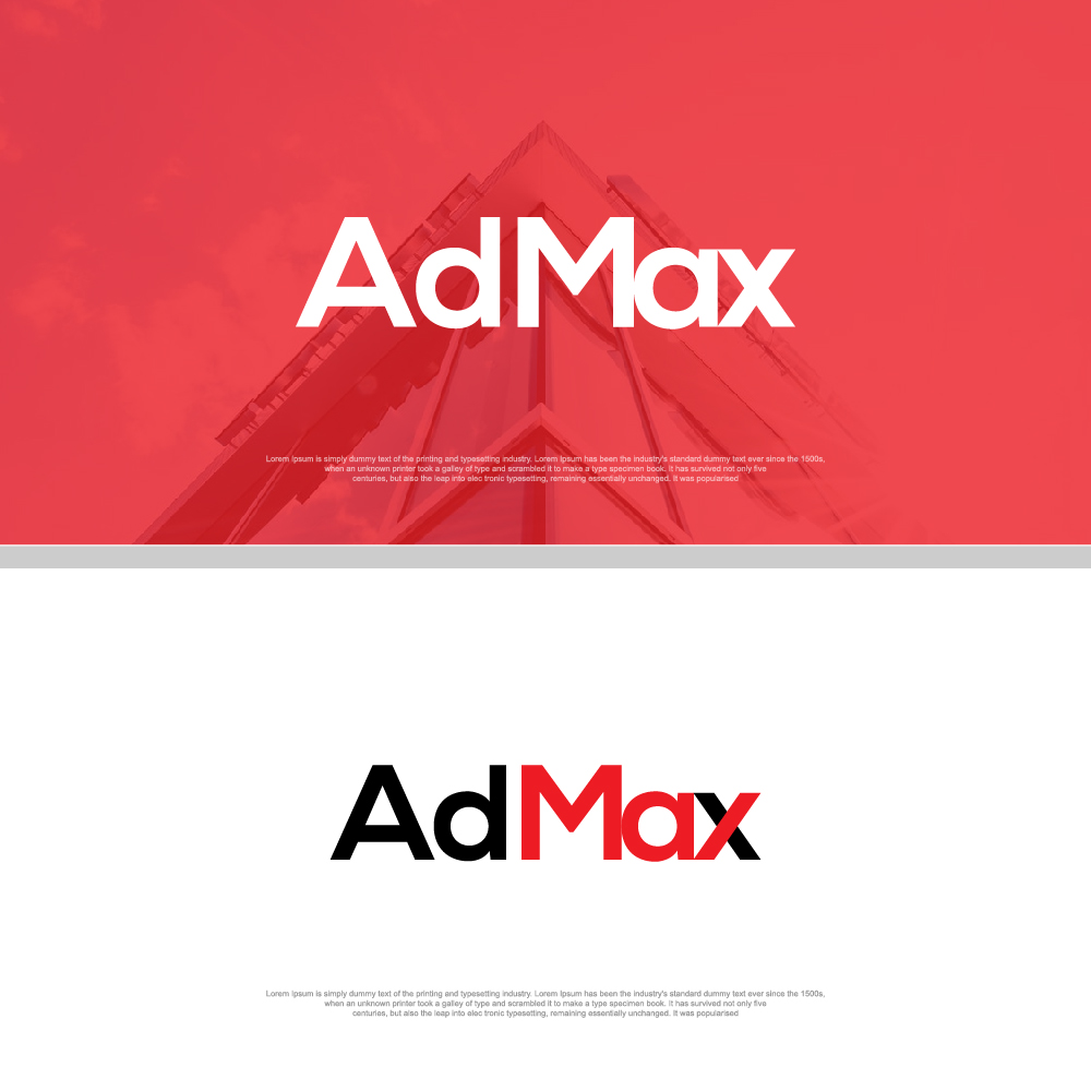 Logo Design for AdMax by sushsharma99 | Design #20991414