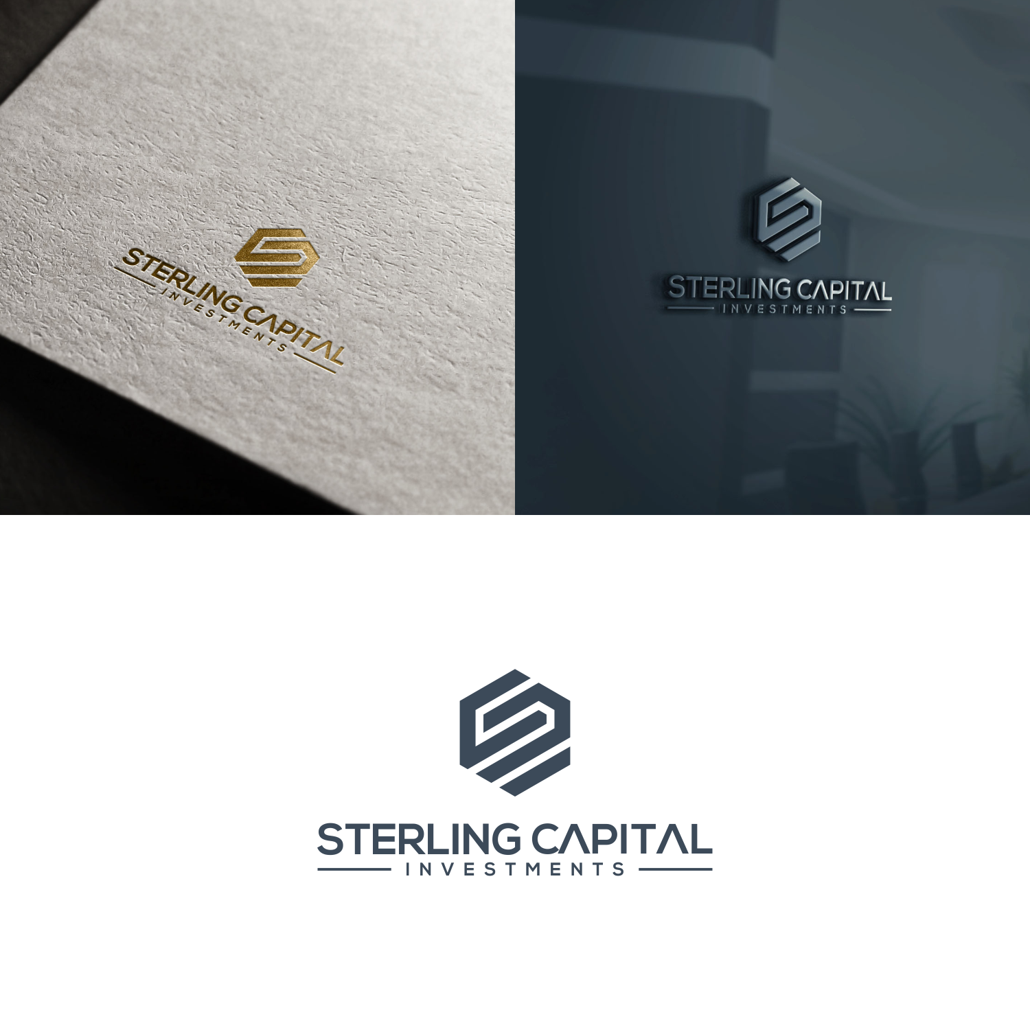 Logo Design for Sterling Capital Investments by jeruk's | Design #20997413