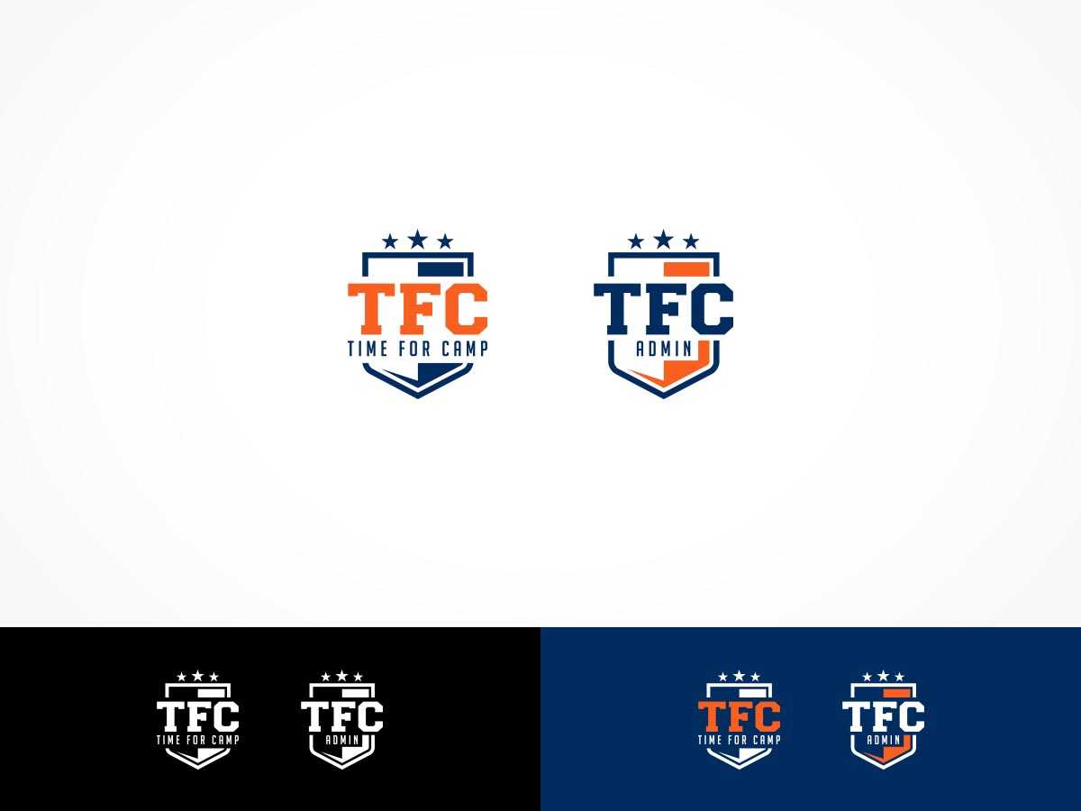 Playful, Masculine Logo Design for Time For Camp or TFC by ArtTank ...